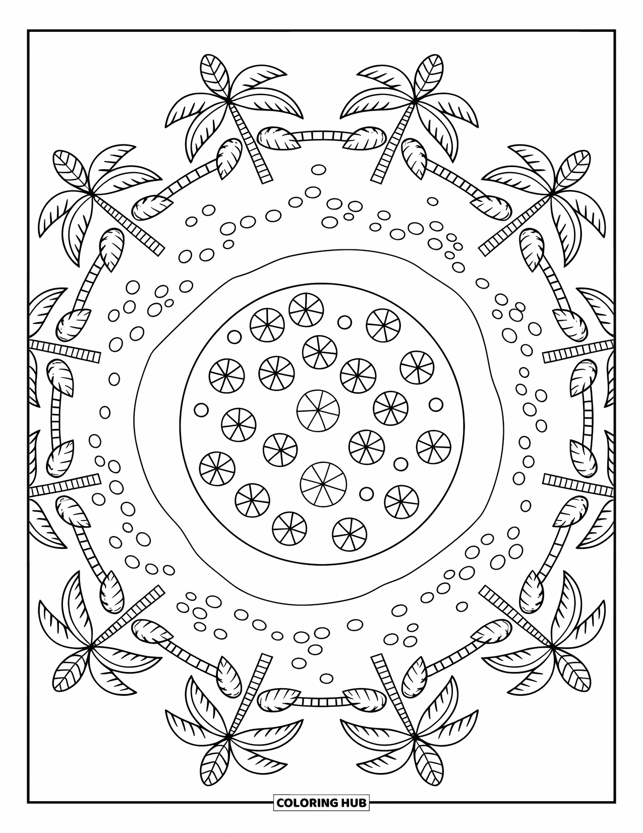 85+ Island Coloring Pages for Kids & Adults (Free Printable PDFs)