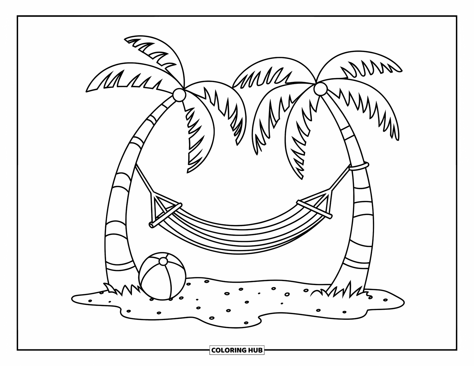 85+ Island Coloring Pages for Kids & Adults (Free Printable PDFs)
