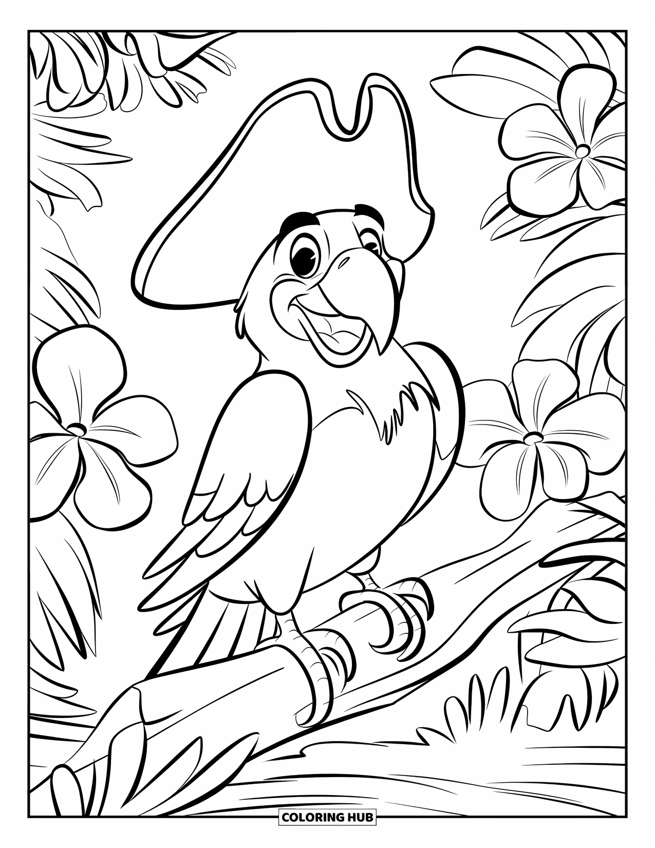 85+ Island Coloring Pages for Kids & Adults (Free Printable PDFs)