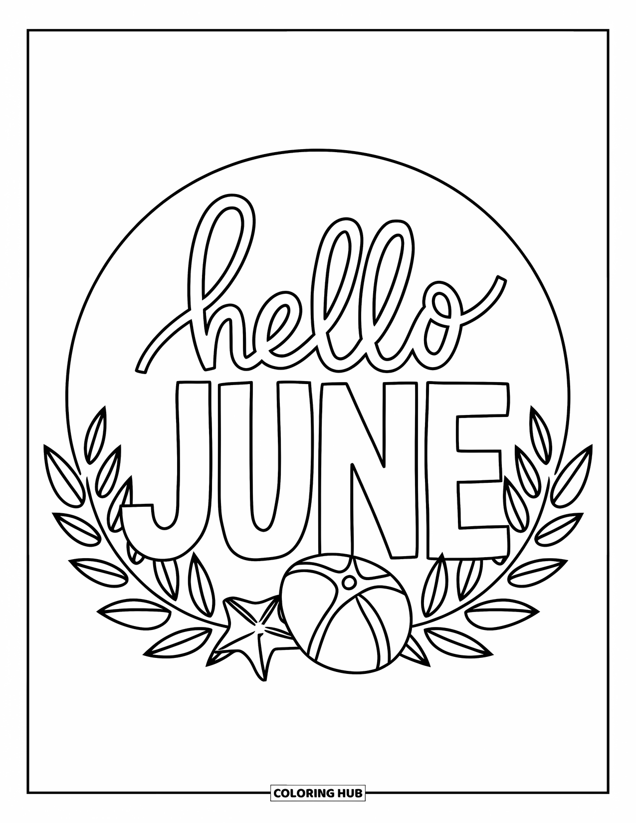 100+ June Coloring Pages for Kids & Adults (Free Printable PDFs)
