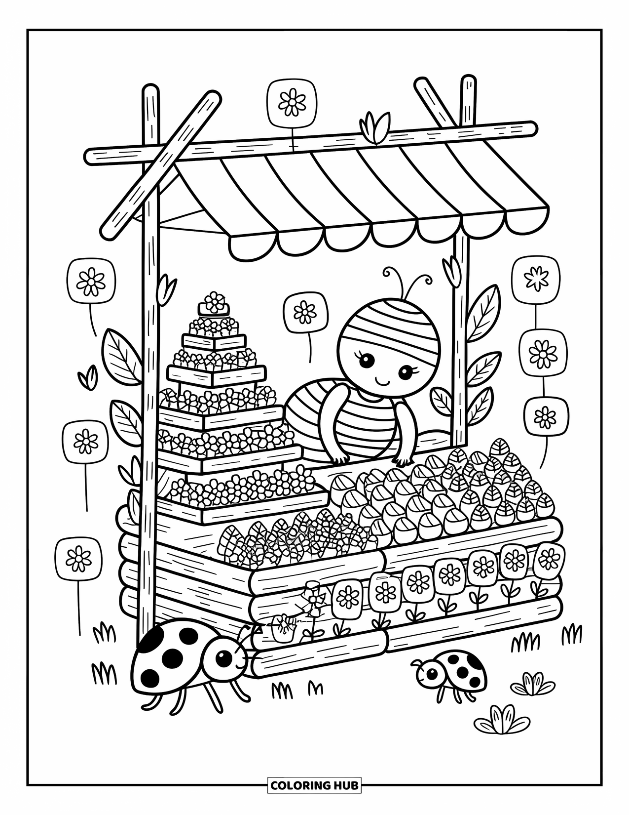 90+ Ladybug Coloring Pages for Kids & Adults (Free Printable PDFs)