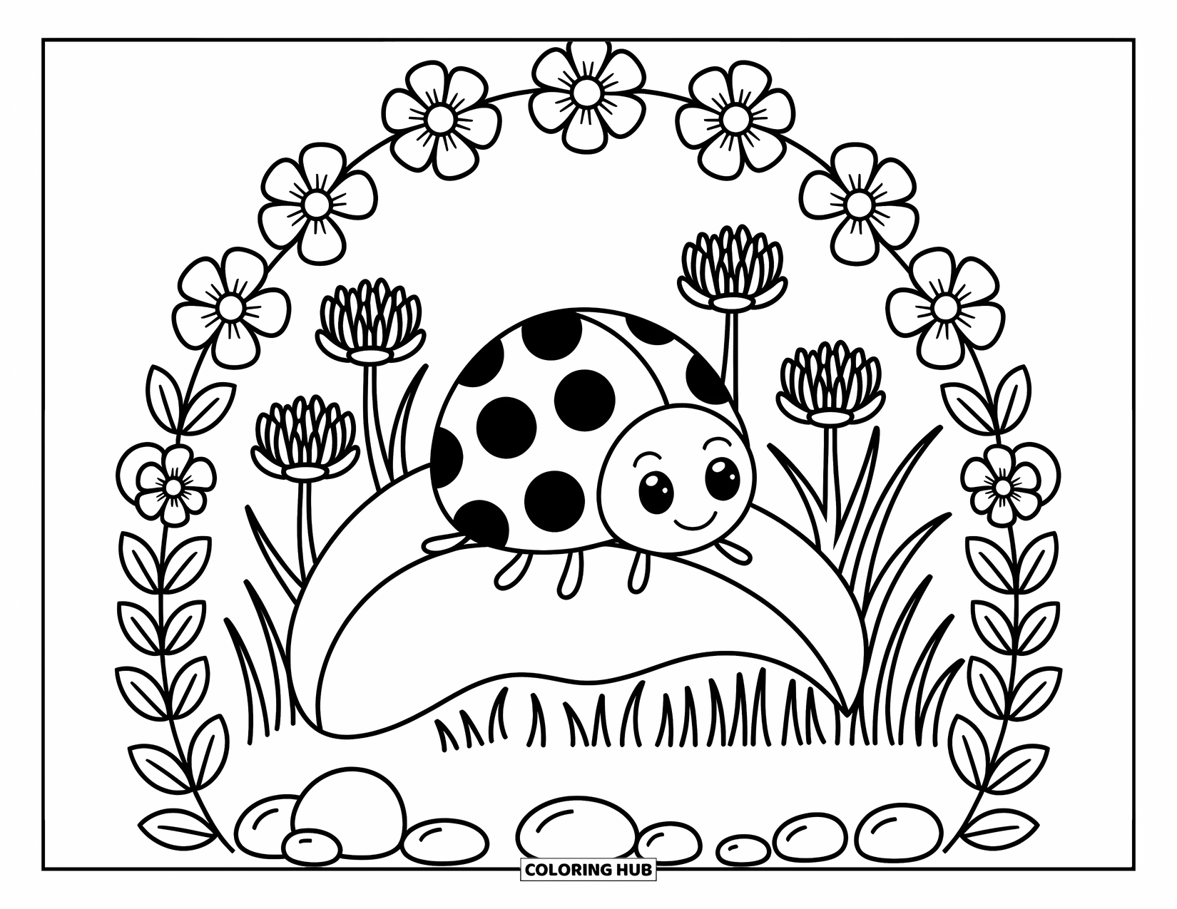 90+ Ladybug Coloring Pages for Kids & Adults (Free Printable PDFs)