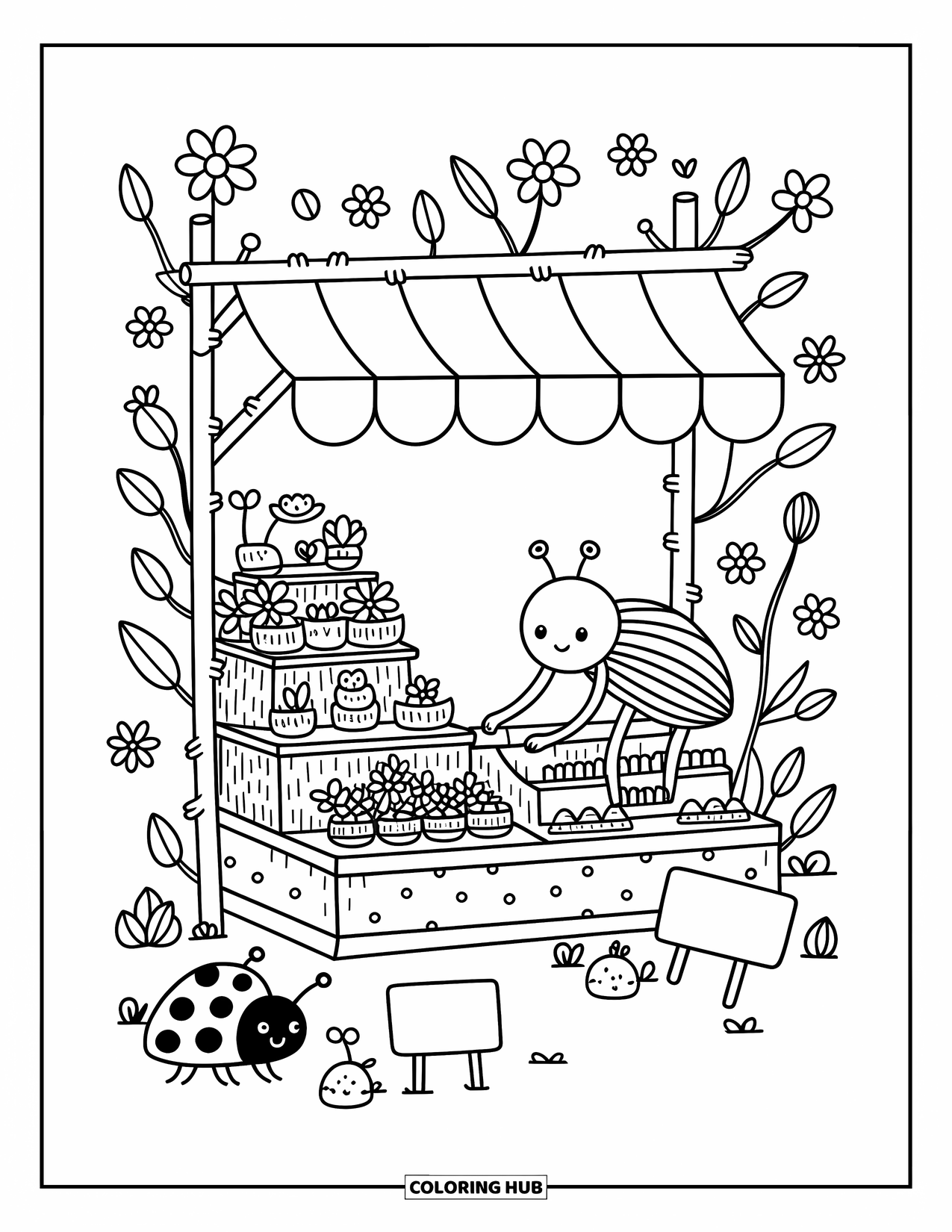 90+ Ladybug Coloring Pages for Kids & Adults (Free Printable PDFs)