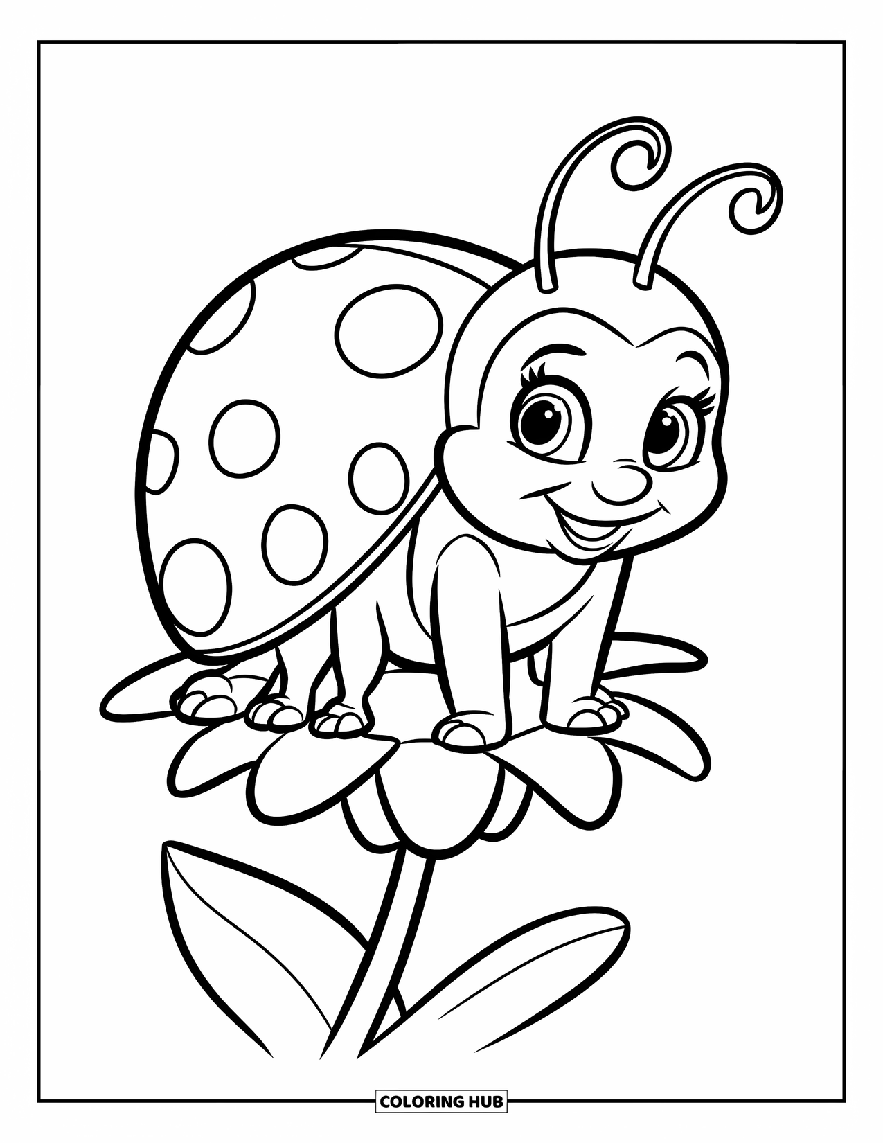 90+ Ladybug Coloring Pages for Kids & Adults (Free Printable PDFs)