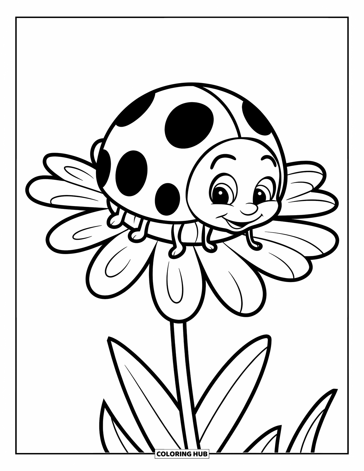 90+ Ladybug Coloring Pages for Kids & Adults (Free Printable PDFs)