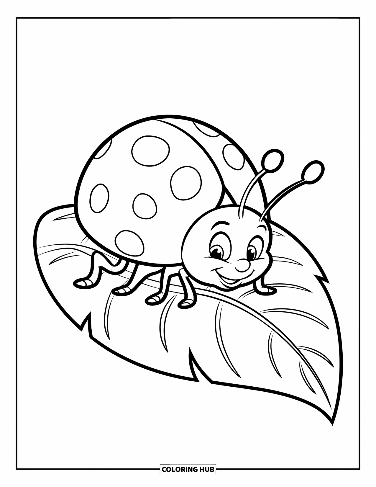 90+ Ladybug Coloring Pages for Kids & Adults (Free Printable PDFs)