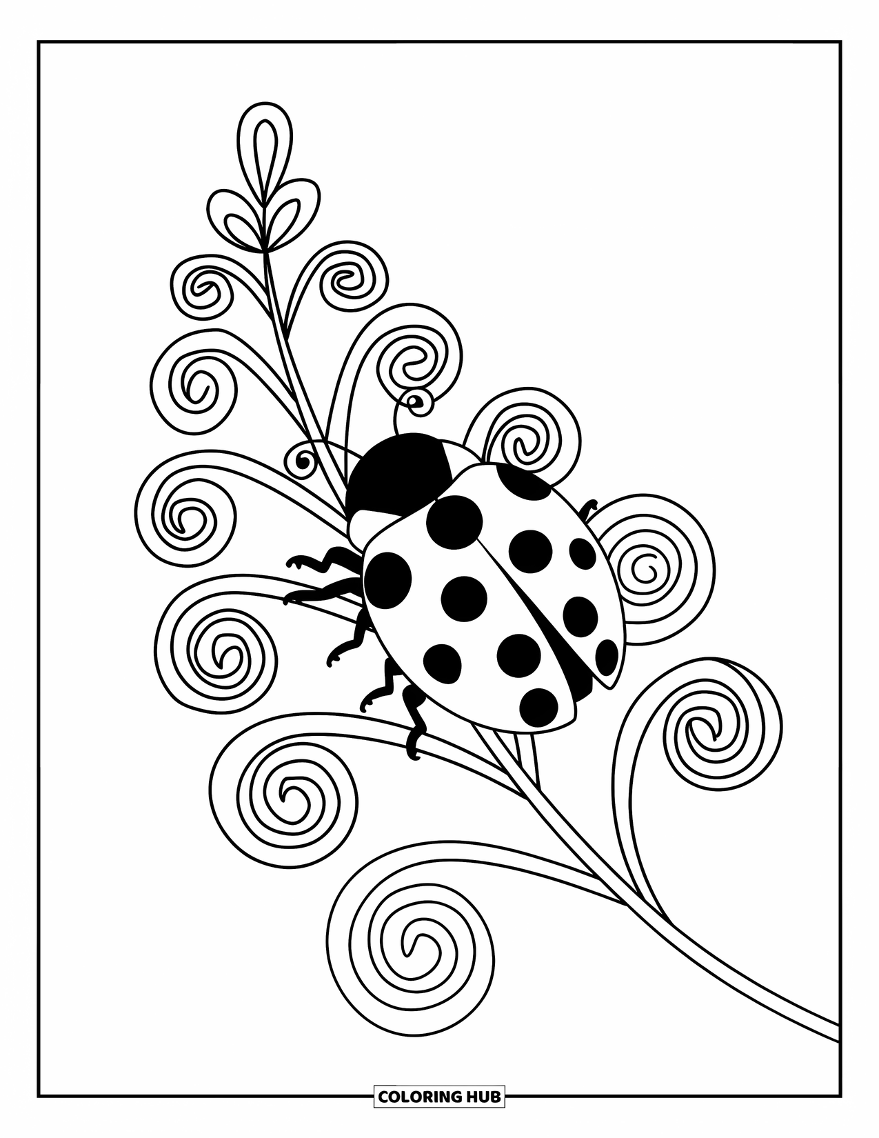 90+ Ladybug Coloring Pages for Kids & Adults (Free Printable PDFs)