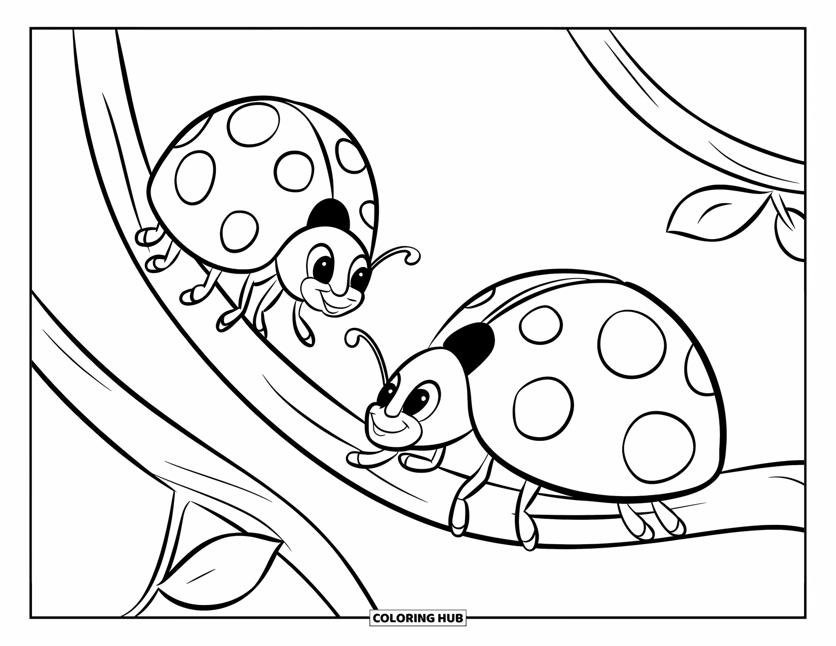 90+ Ladybug Coloring Pages for Kids & Adults (Free Printable PDFs)