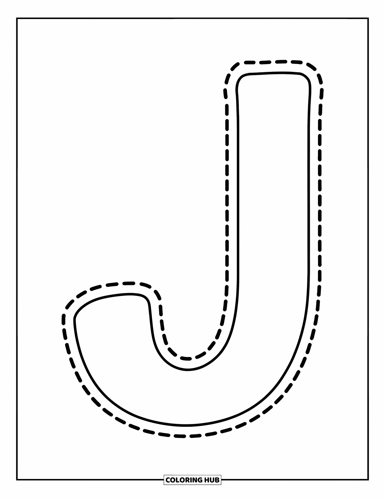 90+ Letter J Coloring Pages for Kids & Adults (Free Printable PDFs)