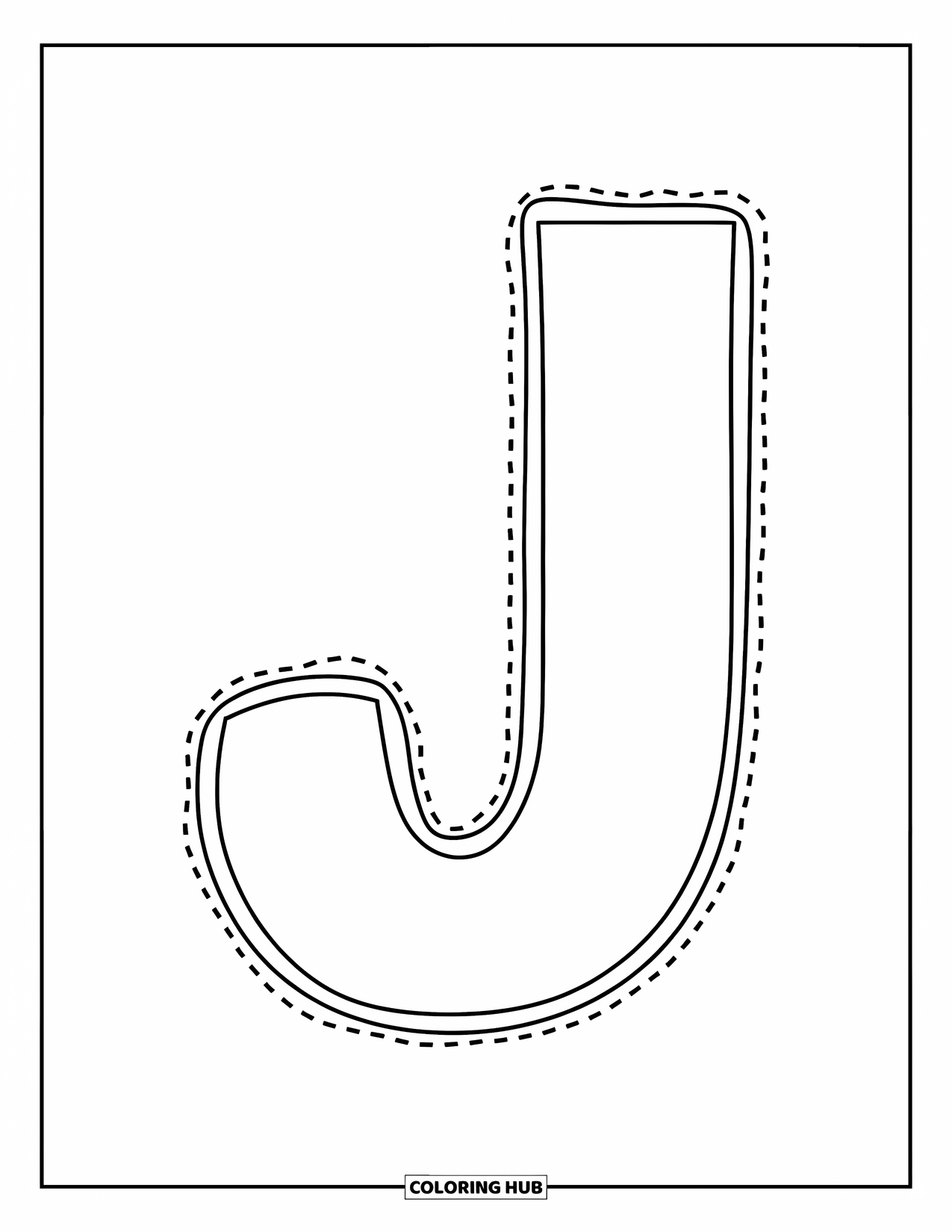 90+ Letter J Coloring Pages for Kids & Adults (Free Printable PDFs)