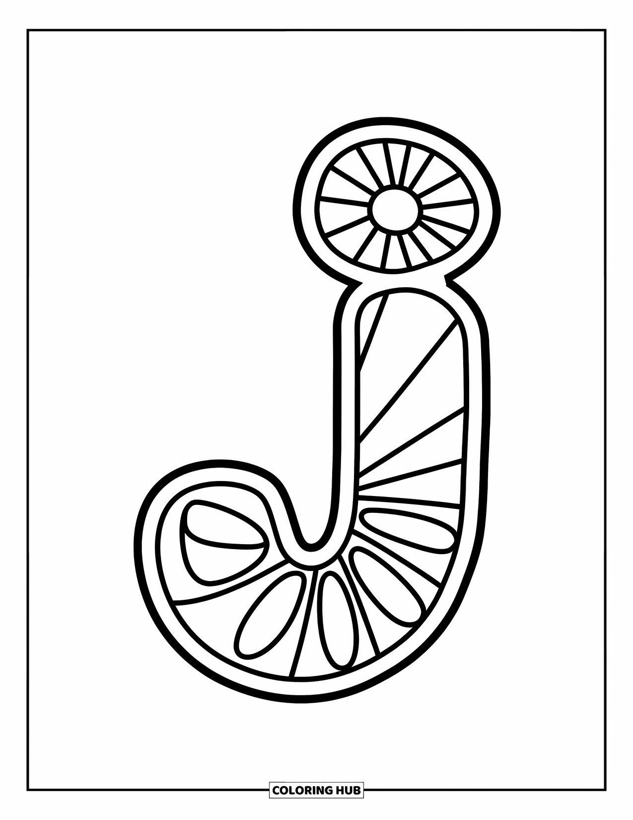 90+ Letter J Coloring Pages for Kids & Adults (Free Printable PDFs)