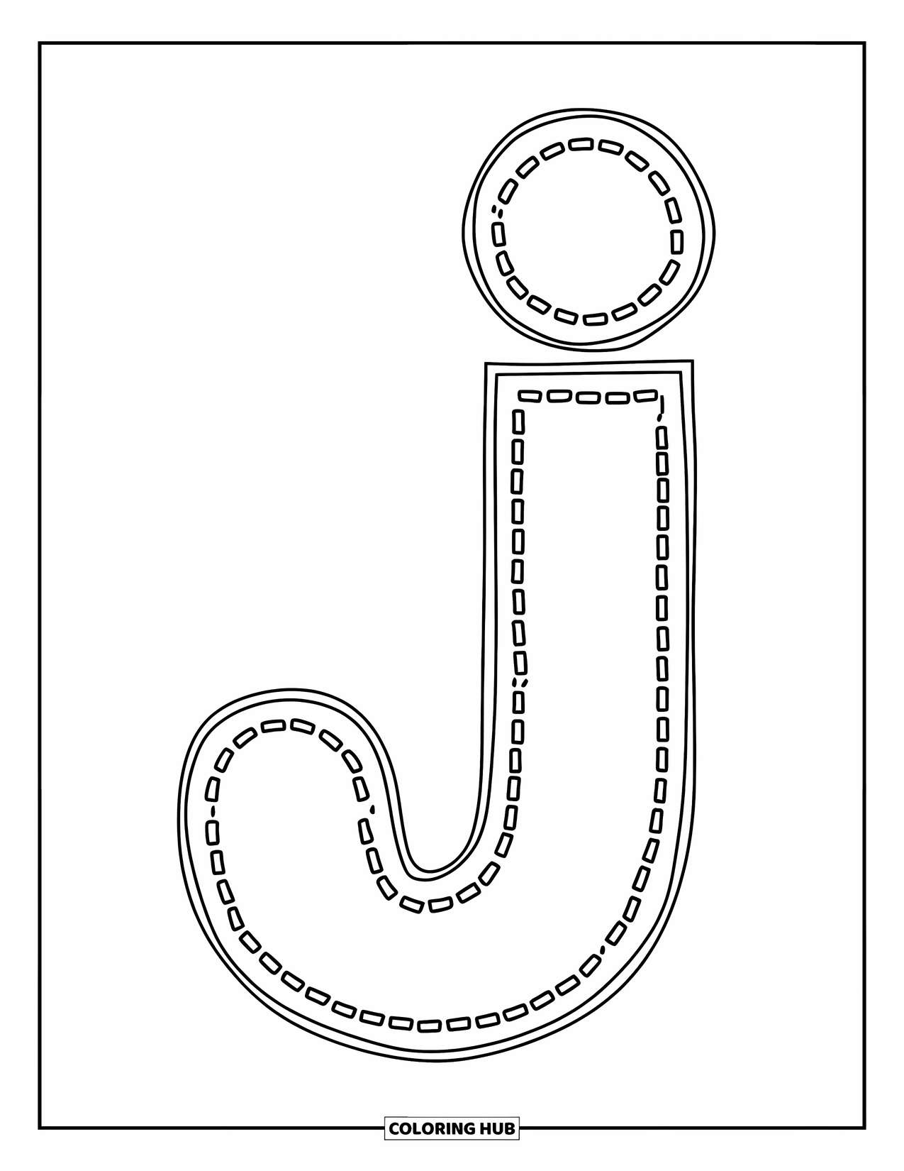 90+ Letter J Coloring Pages for Kids & Adults (Free Printable PDFs)