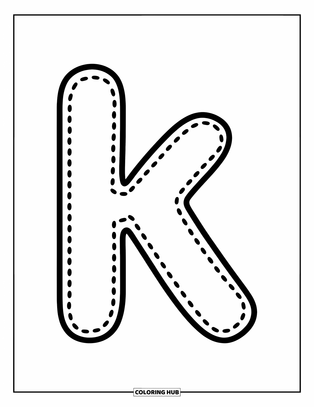 105+ Letter K Coloring Pages for Kids & Adults (Free Printable PDFs)