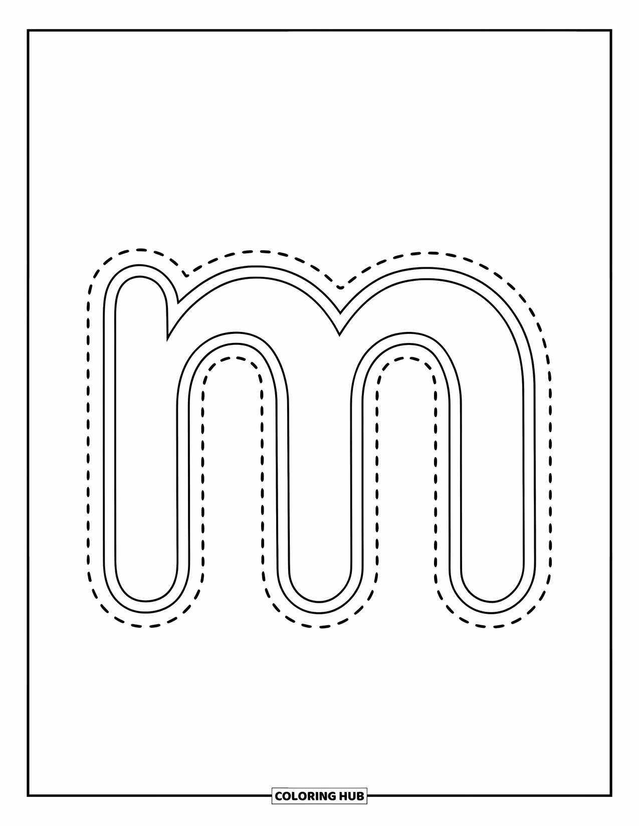 90+ Letter M Coloring Pages for Kids & Adults (Free Printable PDFs)