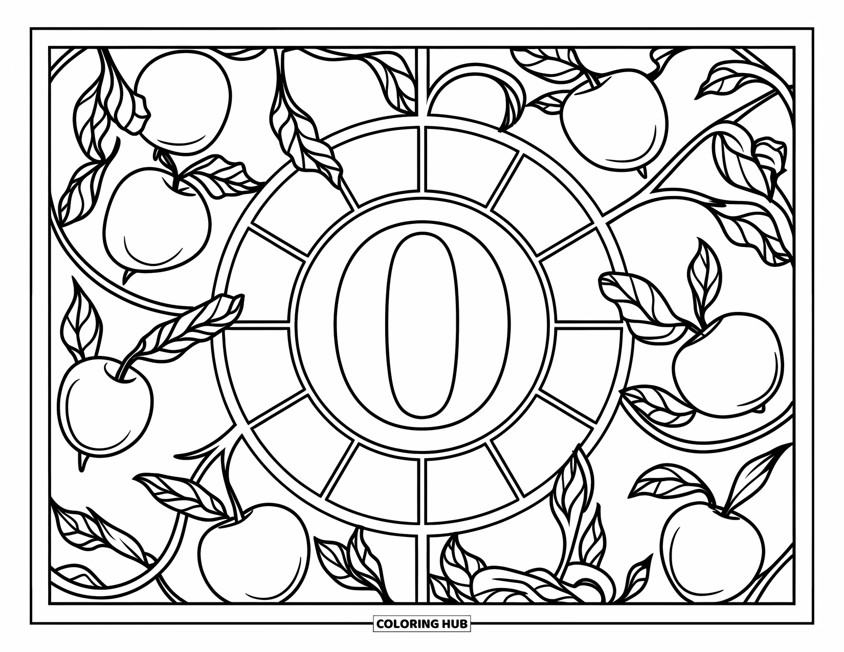 95+ Letter O Coloring Pages for Kids & Adults (Free Printable PDFs)