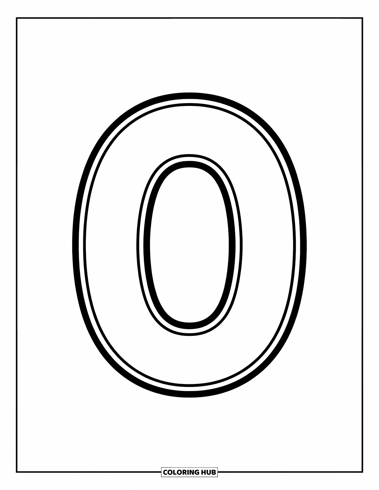 95+ Letter O Coloring Pages for Kids & Adults (Free Printable PDFs)