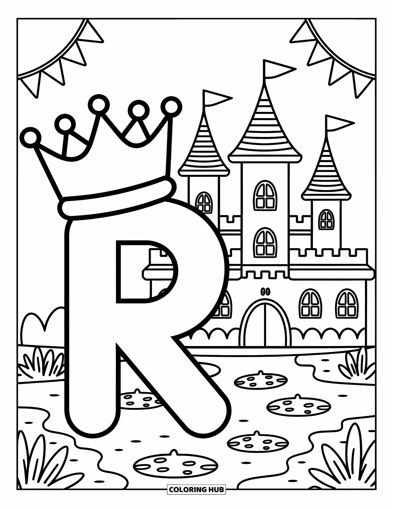 100+ Letter R Coloring Pages for Kids & Adults (Free Printable PDFs)