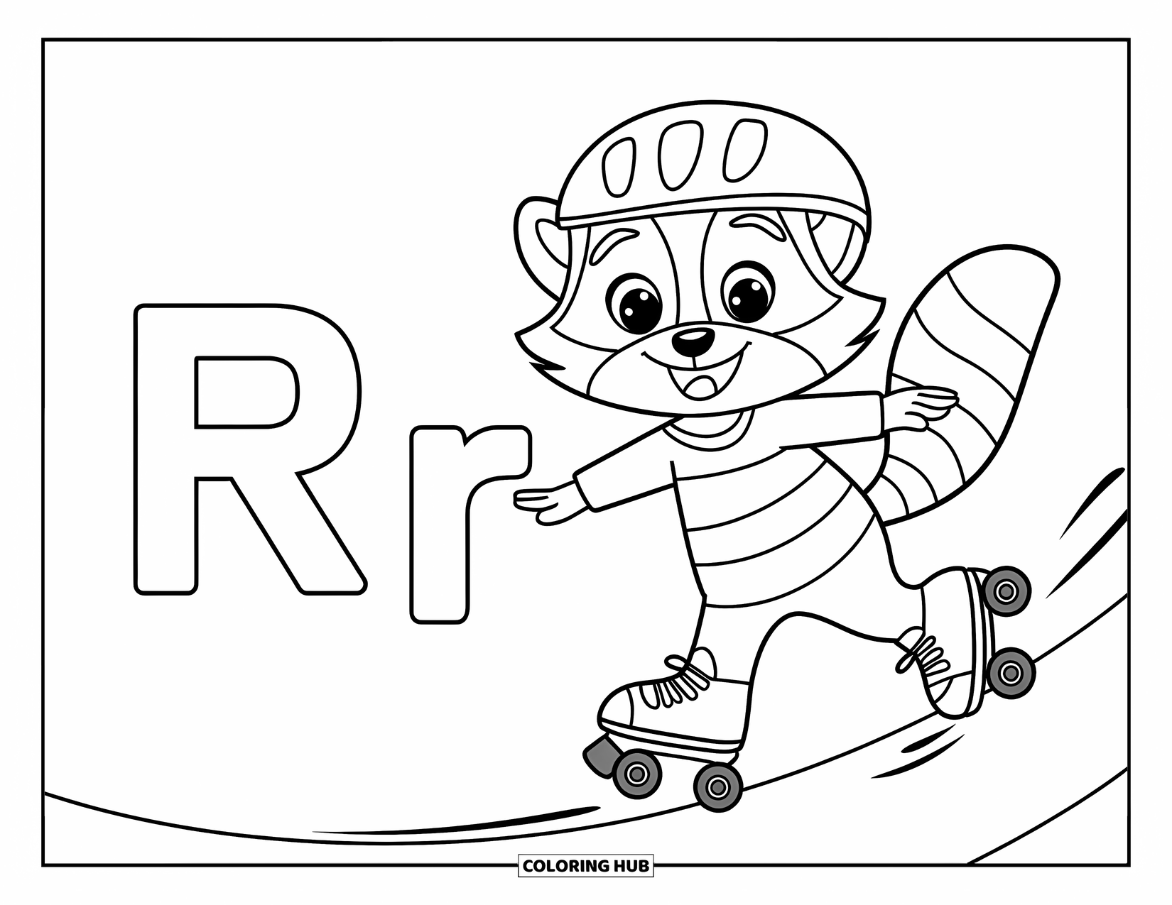 100+ Letter R Coloring Pages for Kids & Adults (Free Printable PDFs)