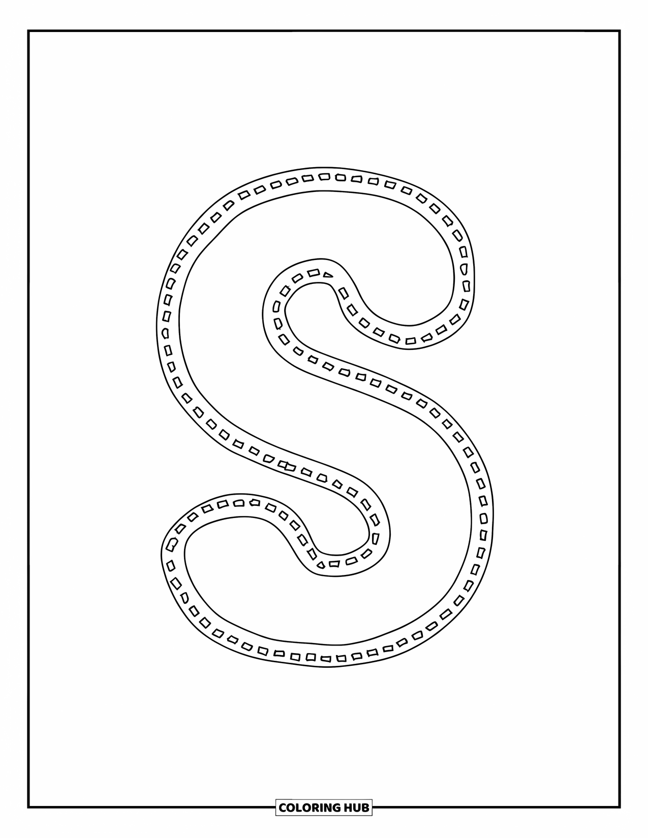 95+ Letter S Coloring Pages for Kids & Adults (Free Printable PDFs)