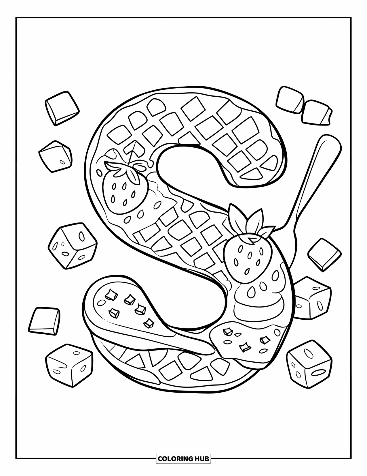 95+ Letter S Coloring Pages for Kids & Adults (Free Printable PDFs)