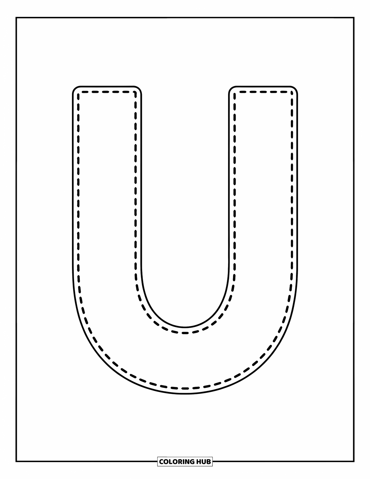 95+ Letter U Coloring Pages for Kids & Adults (Free Printable PDFs)