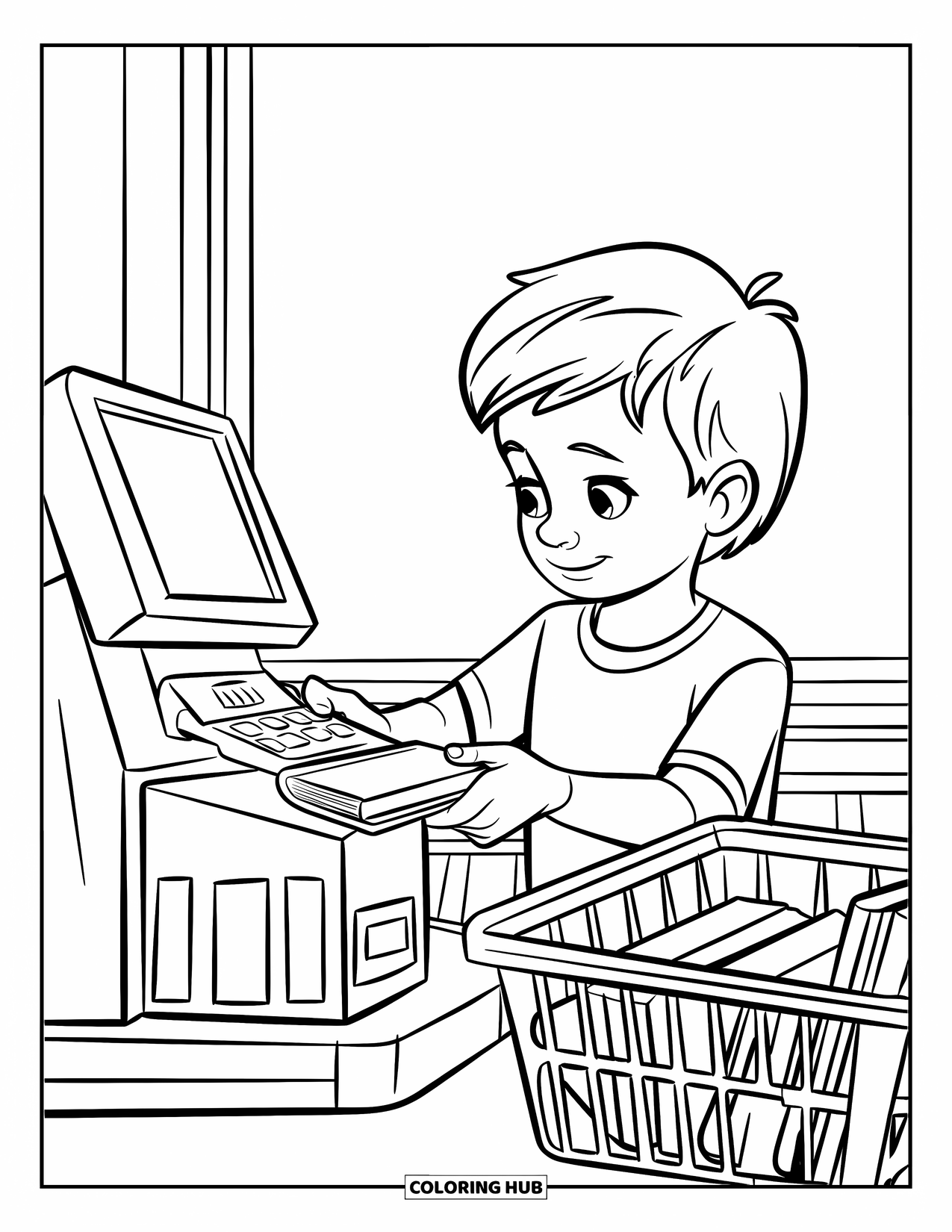130+ Library Coloring Pages for Kids & Adults (Free Printable PDFs)