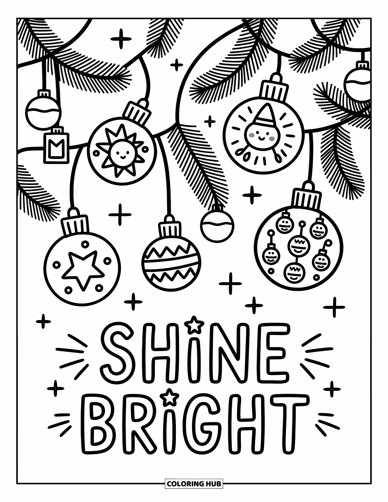 110+ Merry Christmas Coloring Pages for Kids & Adults (Free Printable PDFs)
