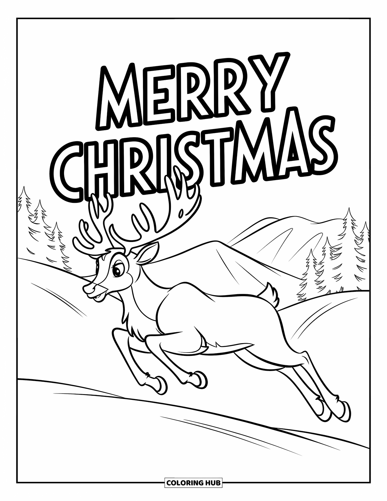 110+ Merry Christmas Coloring Pages for Kids & Adults (Free Printable PDFs)