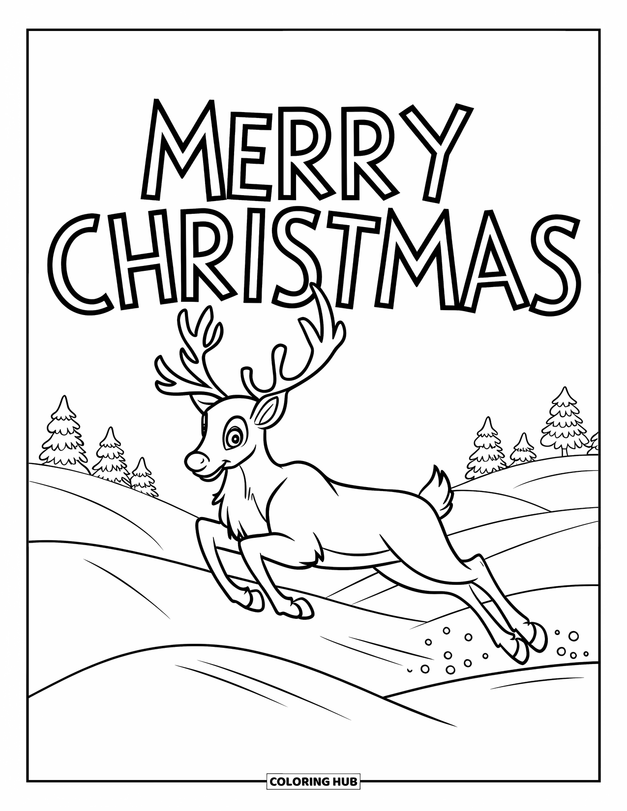 110+ Merry Christmas Coloring Pages for Kids & Adults (Free Printable PDFs)