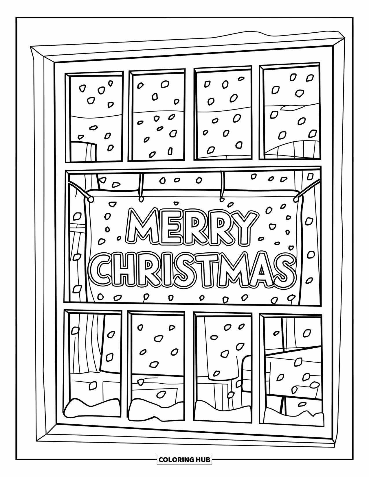 110+ Merry Christmas Coloring Pages for Kids & Adults (Free Printable PDFs)