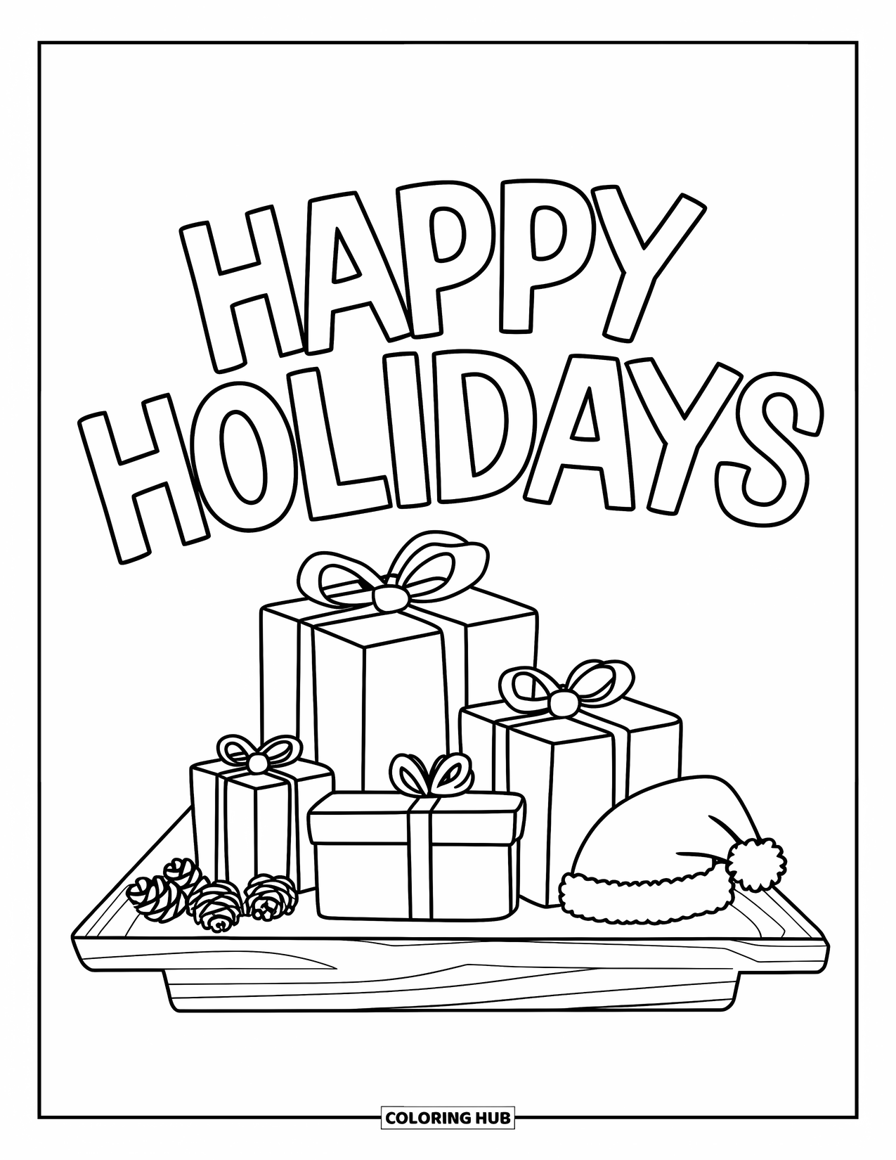 110+ Merry Christmas Coloring Pages for Kids & Adults (Free Printable PDFs)