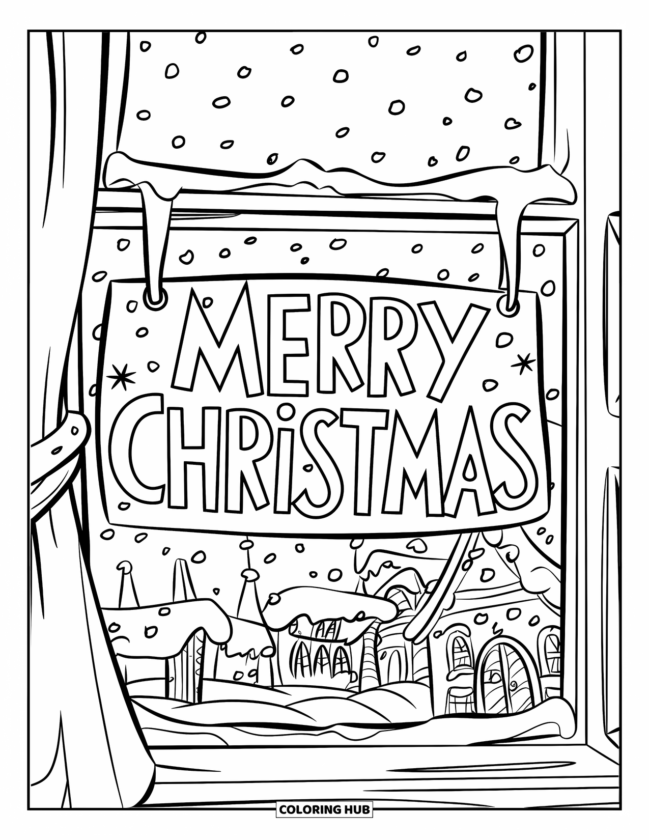 110+ Merry Christmas Coloring Pages for Kids & Adults (Free Printable PDFs)