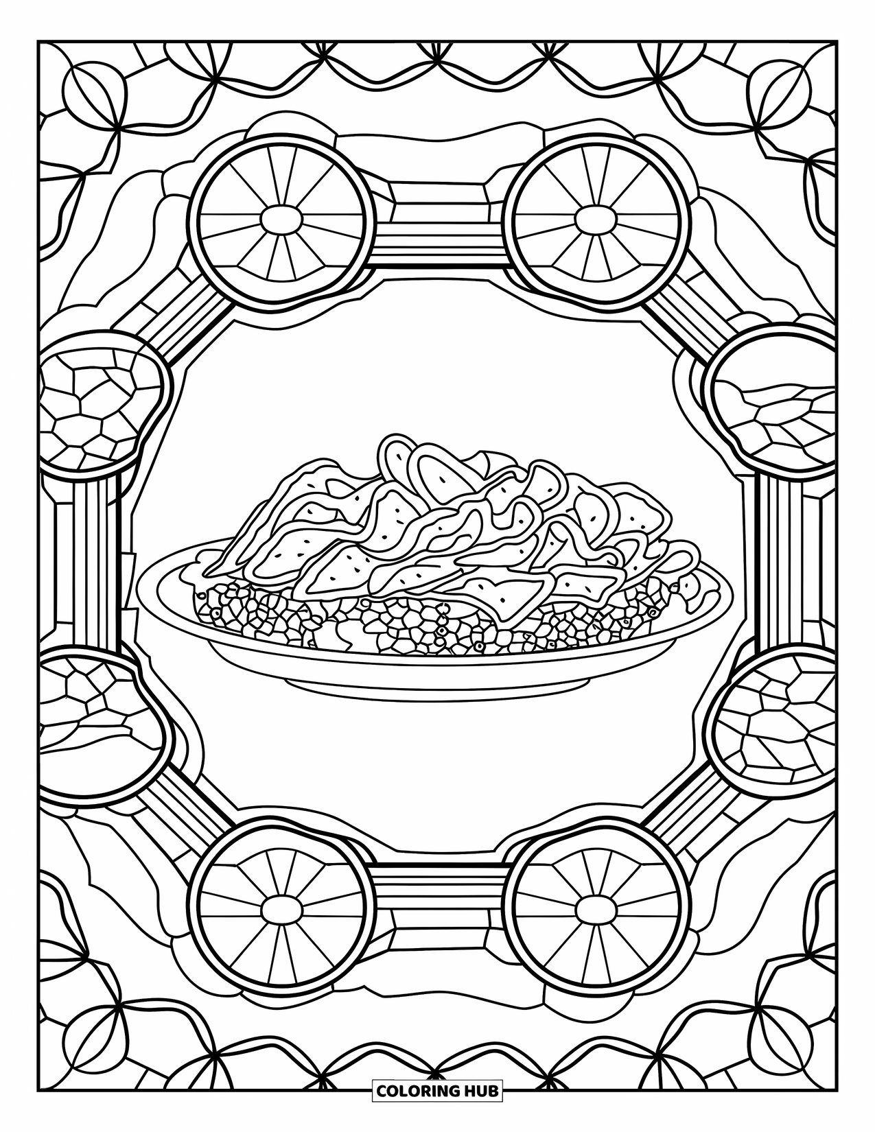 80+ Mexican Food Coloring Pages for Kids & Adults (Free Printable PDFs)