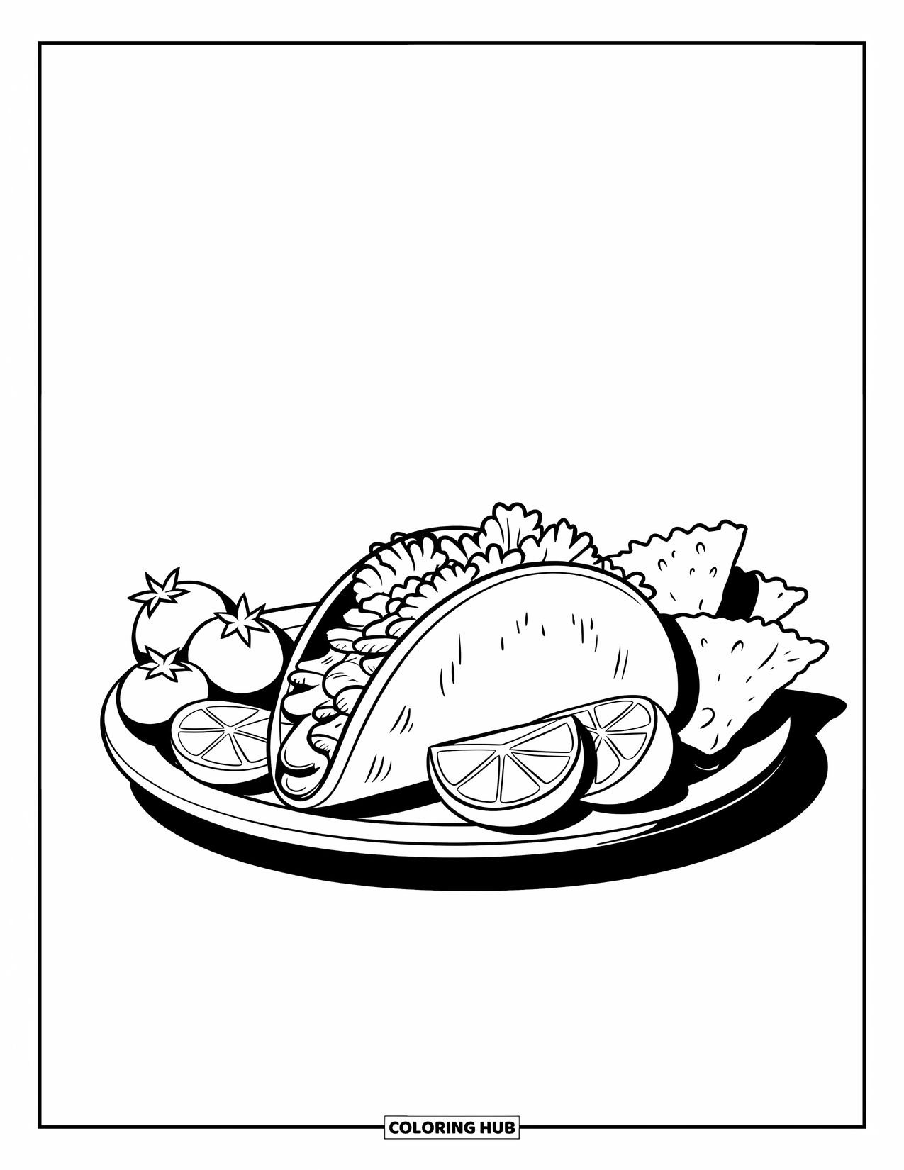 80+ Mexican Food Coloring Pages for Kids & Adults (Free Printable PDFs)