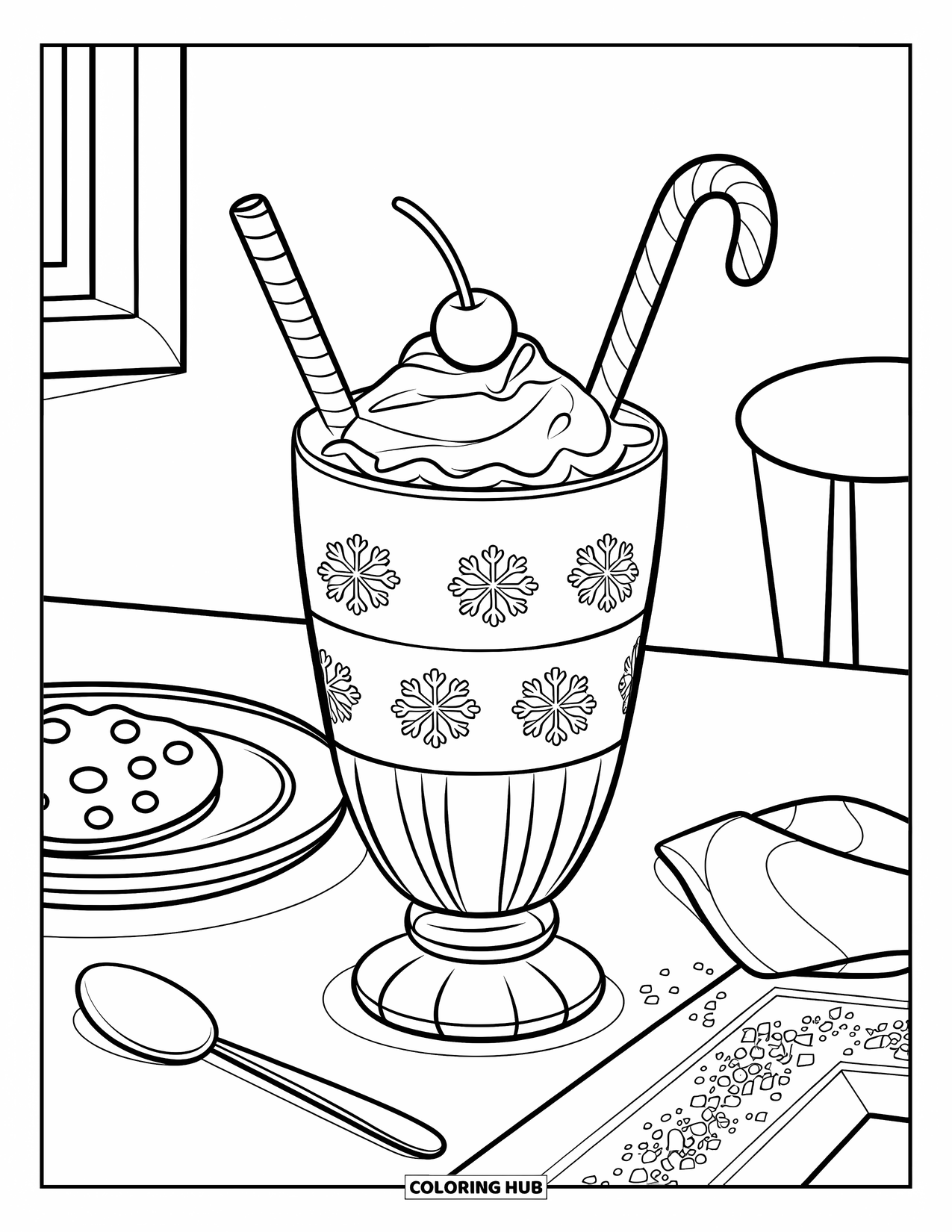 65+ Milkshake Coloring Pages for Kids & Adults (Free Printable PDFs)