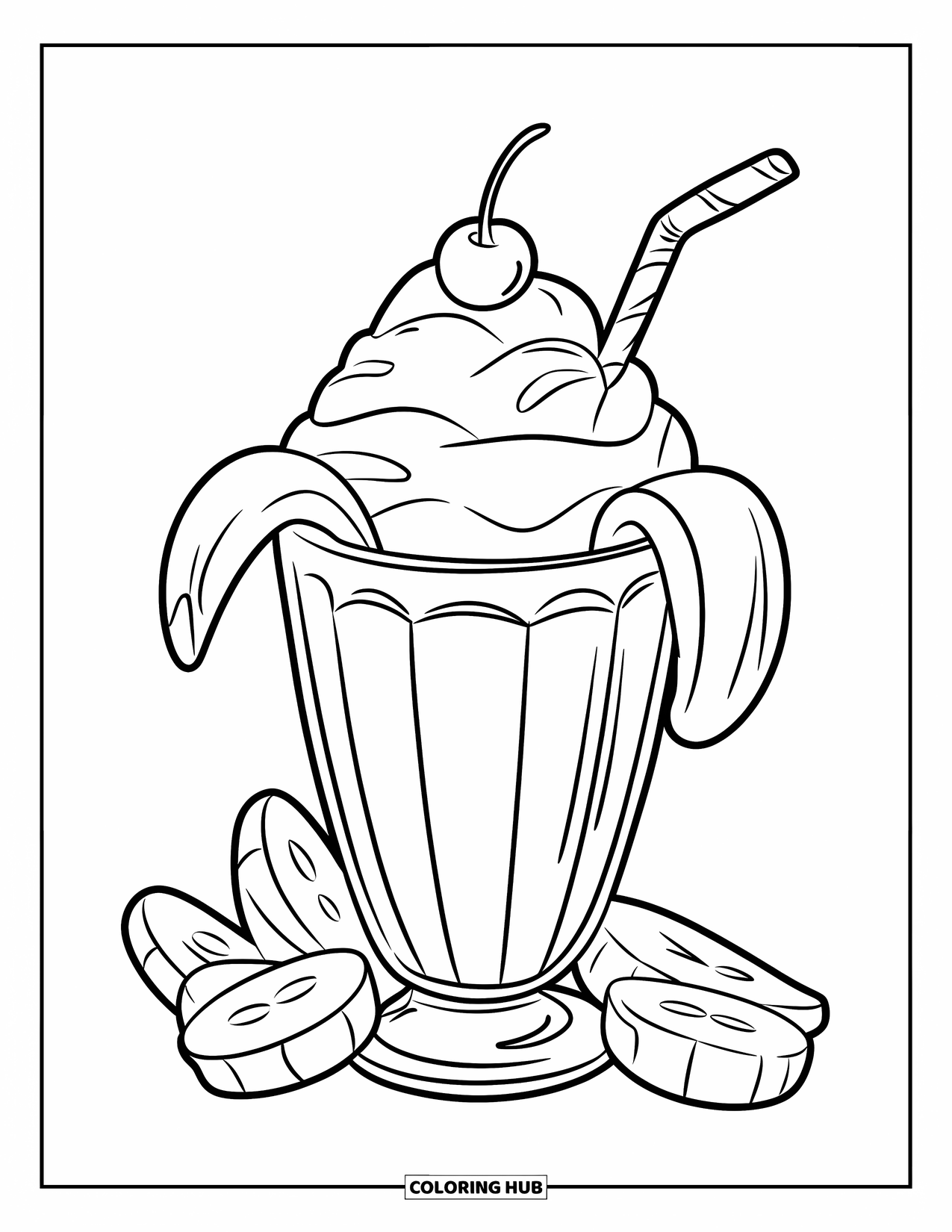 65+ Milkshake Coloring Pages for Kids & Adults (Free Printable PDFs)