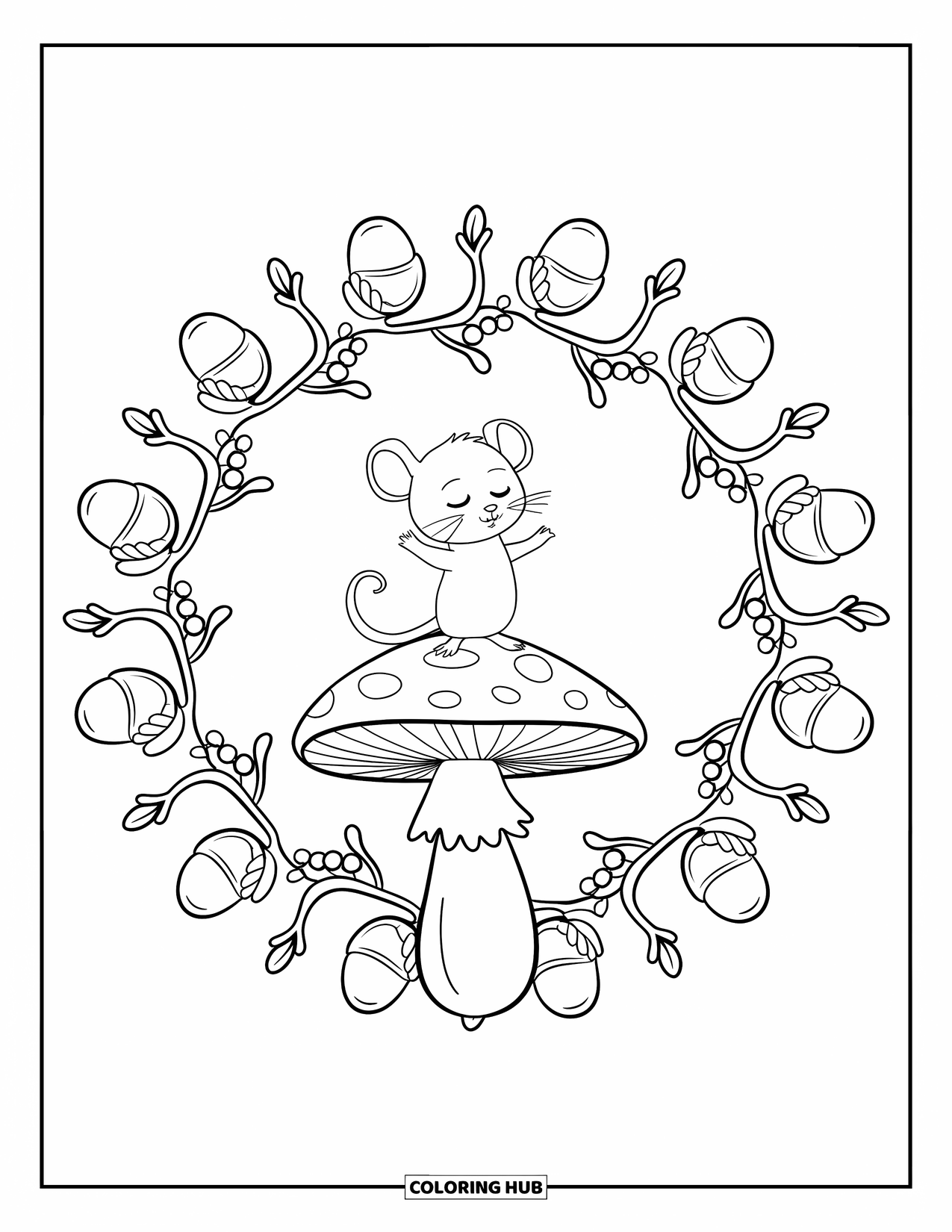 95+ Mouse Coloring Pages for Kids & Adults (Free Printable PDFs)