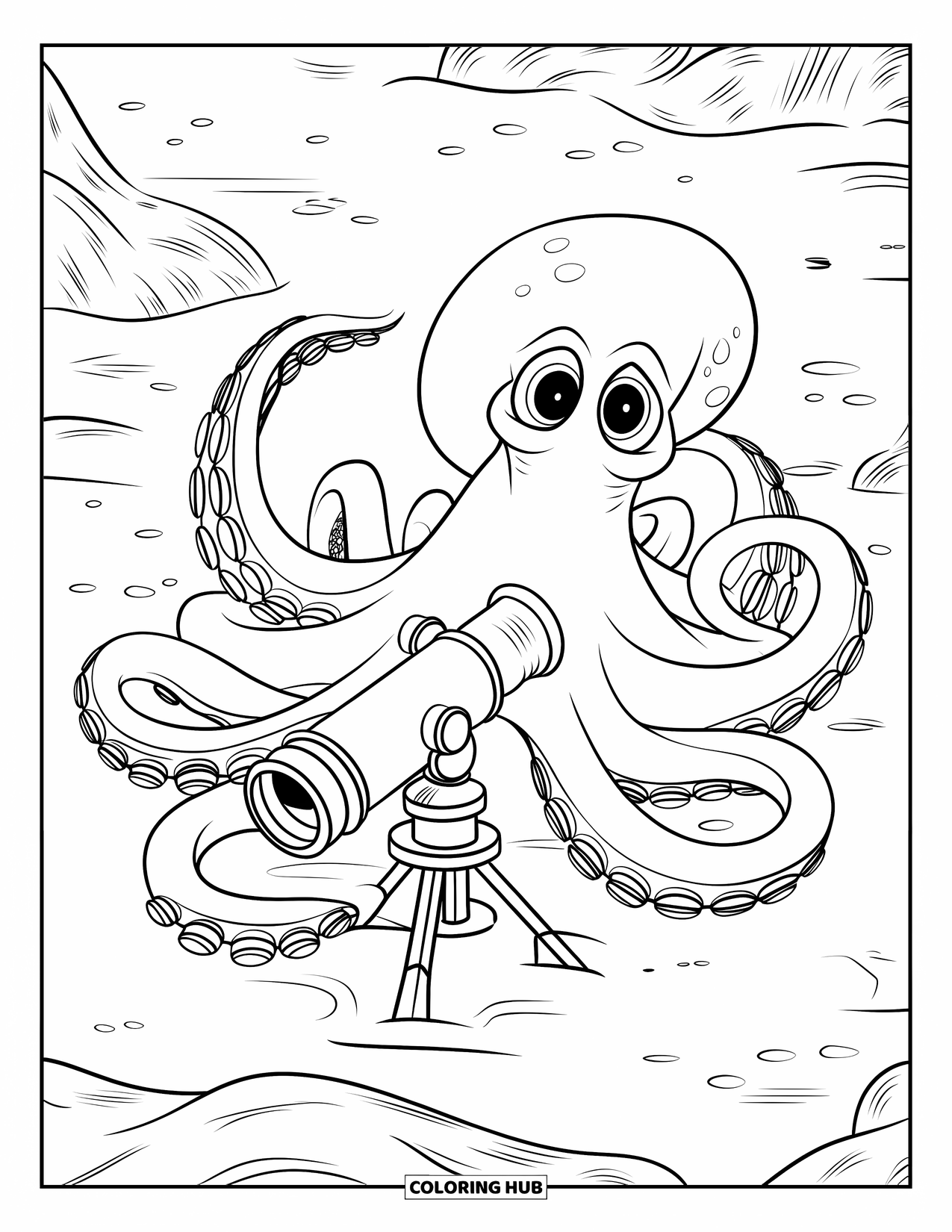 80+ Octopus Coloring Pages for Kids & Adults (Free Printable PDFs)