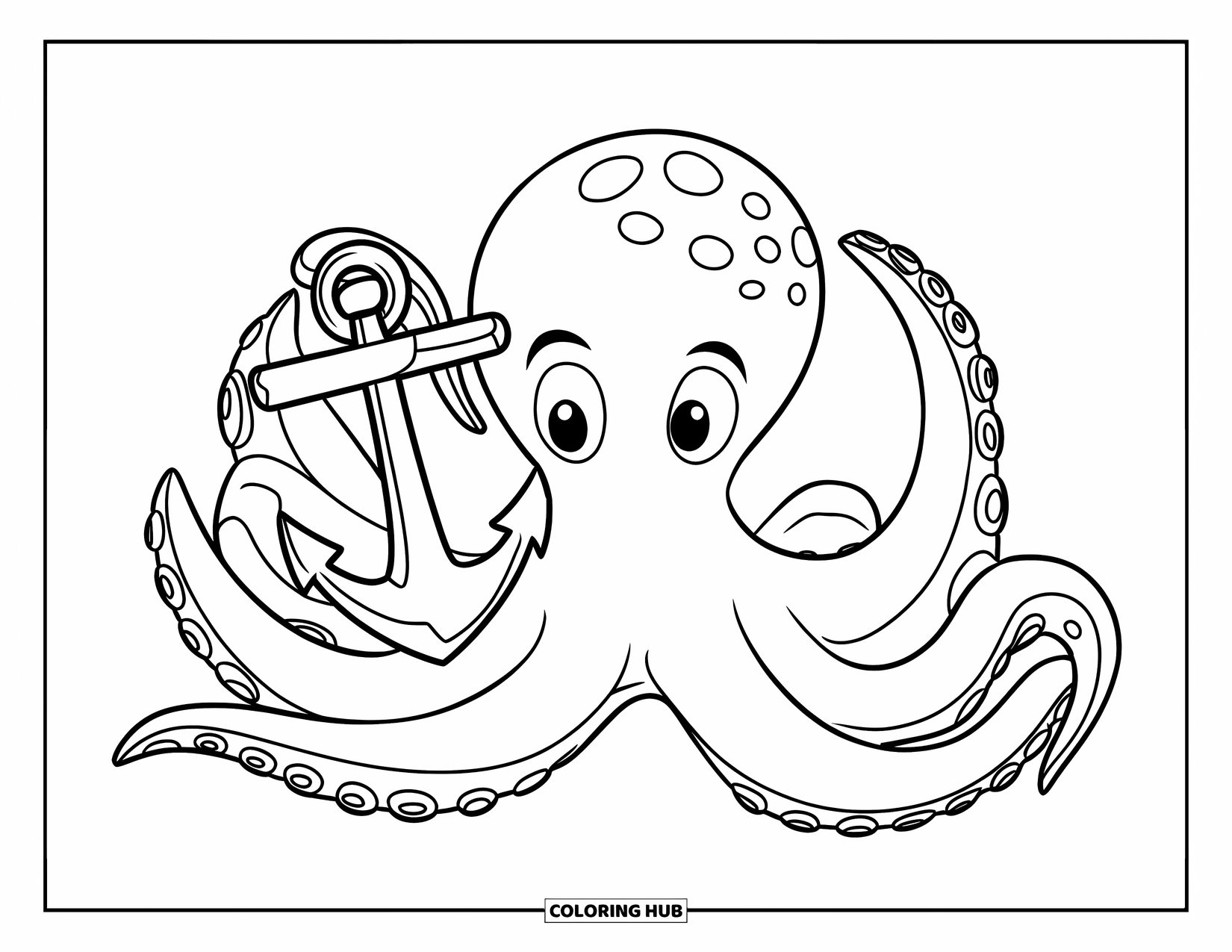 80+ Octopus Coloring Pages for Kids & Adults (Free Printable PDFs)