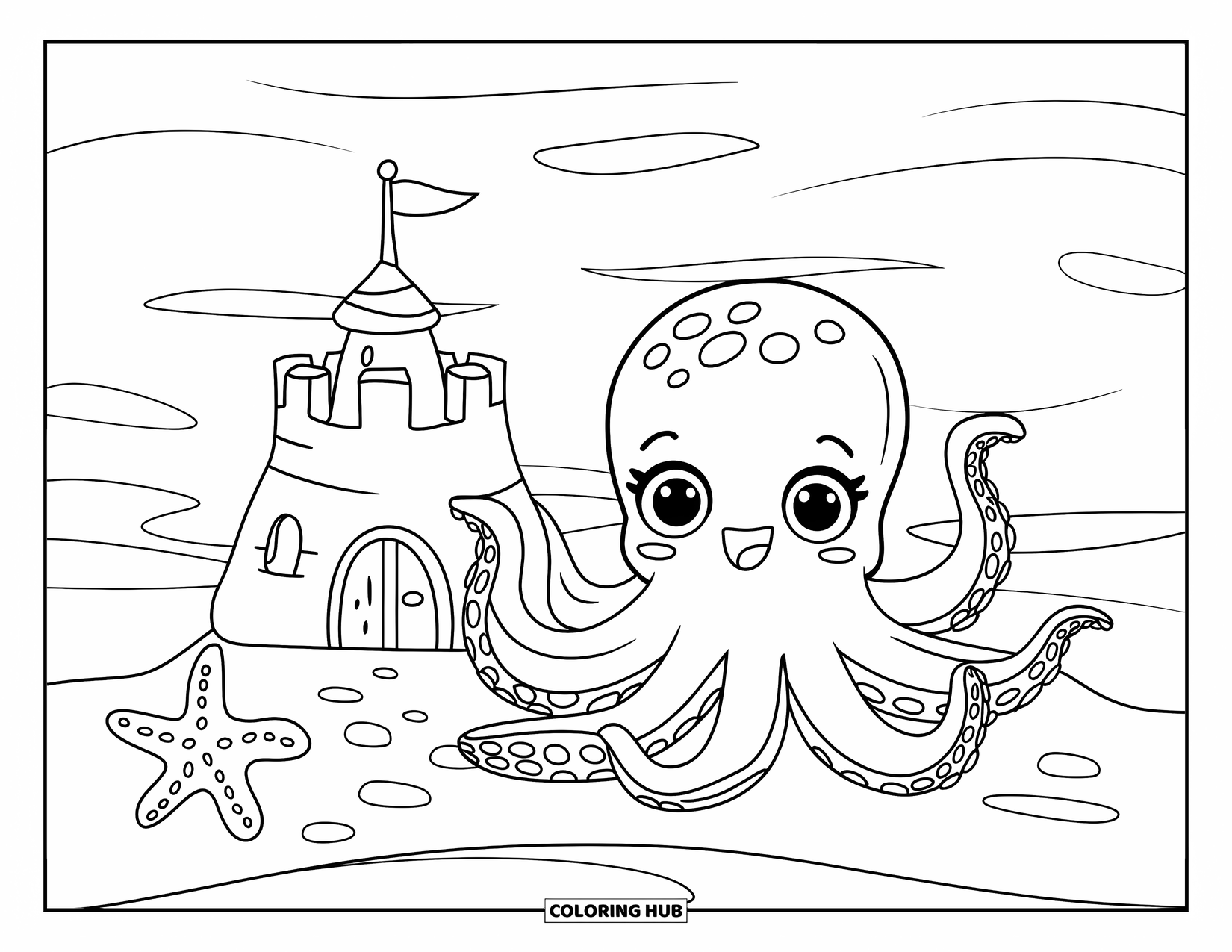 80+ Octopus Coloring Pages for Kids & Adults (Free Printable PDFs)