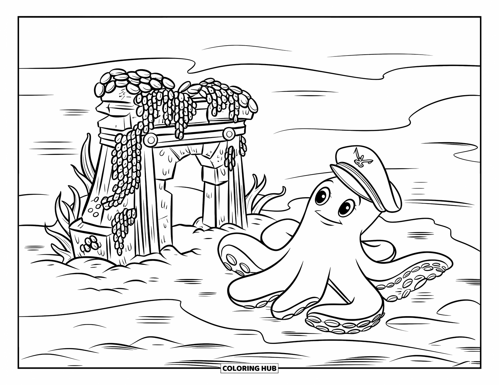 80+ Octopus Coloring Pages for Kids & Adults (Free Printable PDFs)