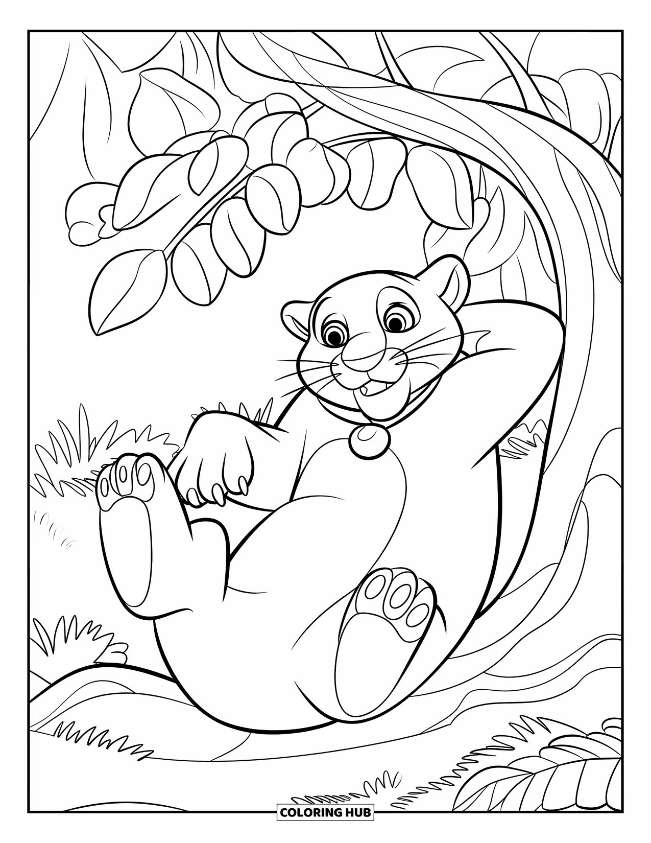 80+ Panther Coloring Pages for Kids & Adults (Free Printable PDFs)