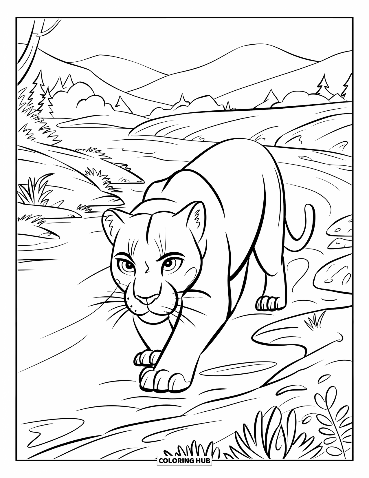 80+ Panther Coloring Pages for Kids & Adults (Free Printable PDFs)