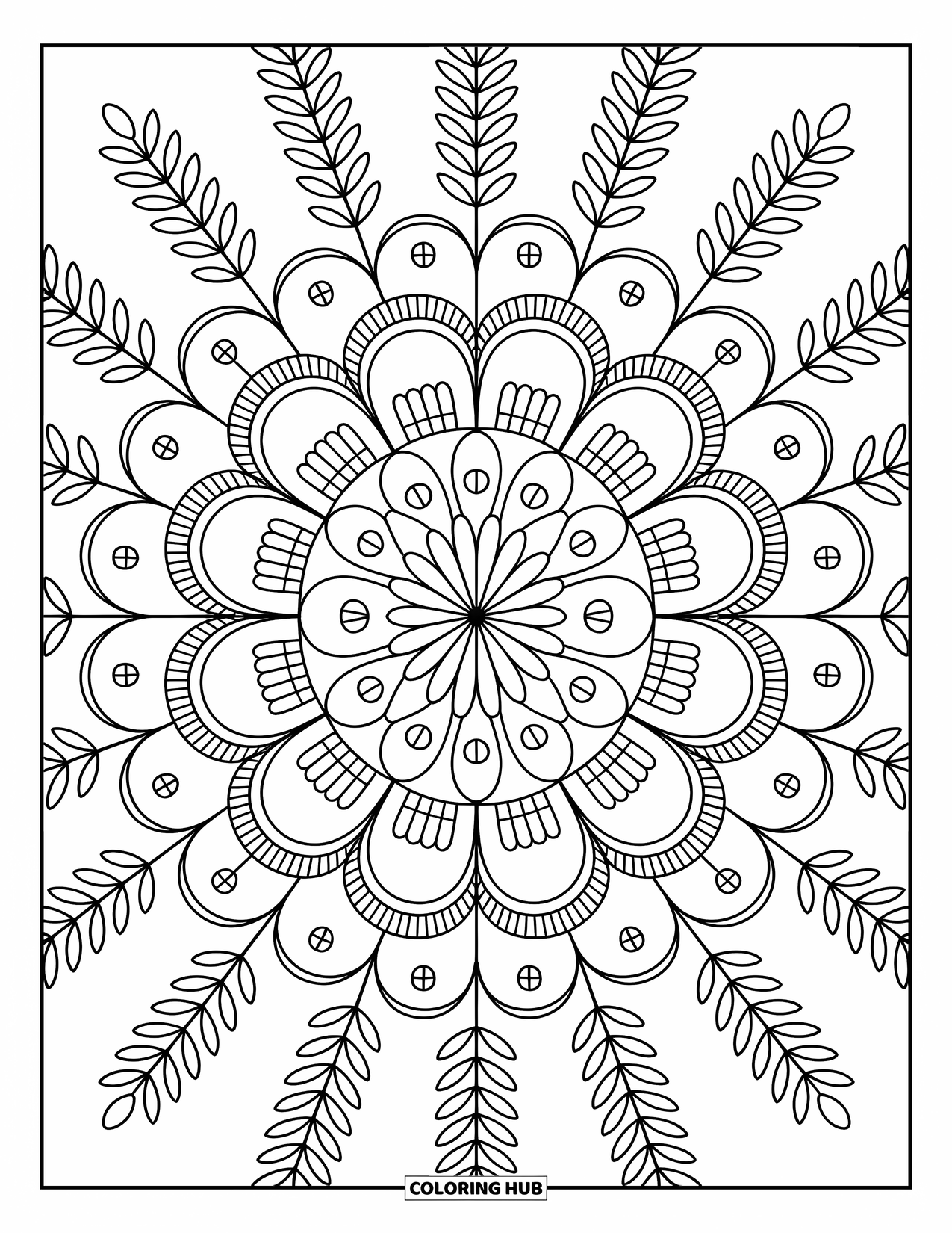 110+ Pattern Coloring Pages for Kids & Adults (Free Printable PDFs)