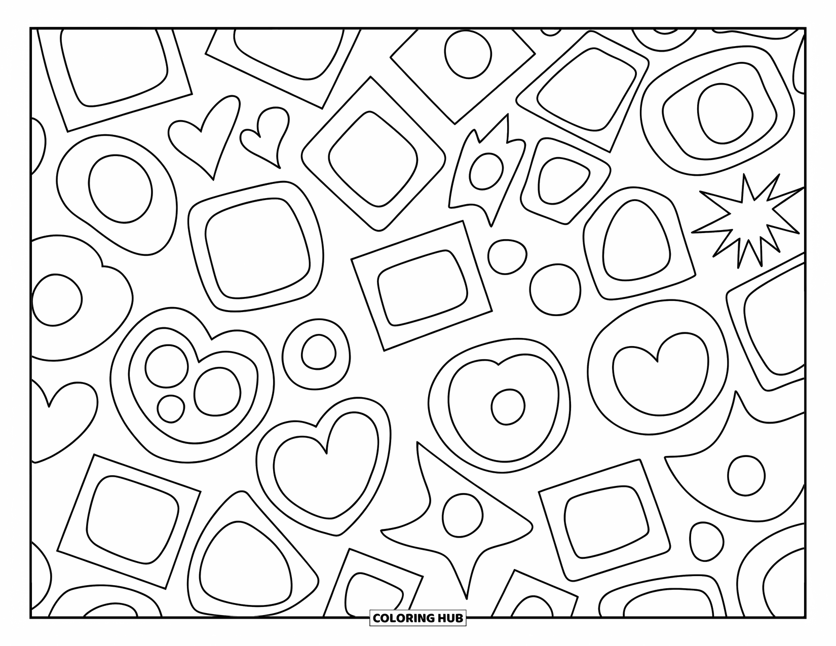 110+ Pattern Coloring Pages for Kids & Adults (Free Printable PDFs)