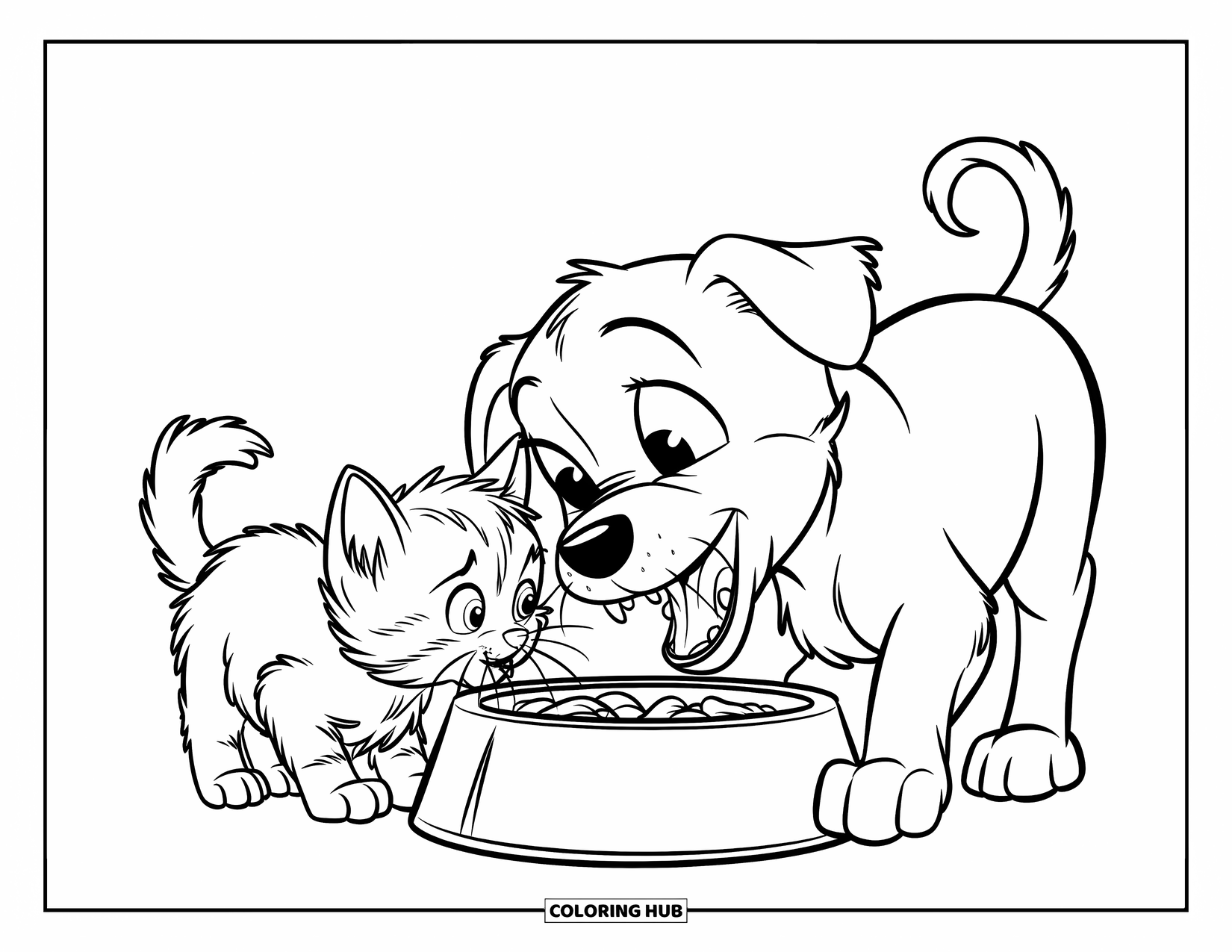 90+ Pet Coloring Pages for Kids & Adults (Free Printable PDFs)