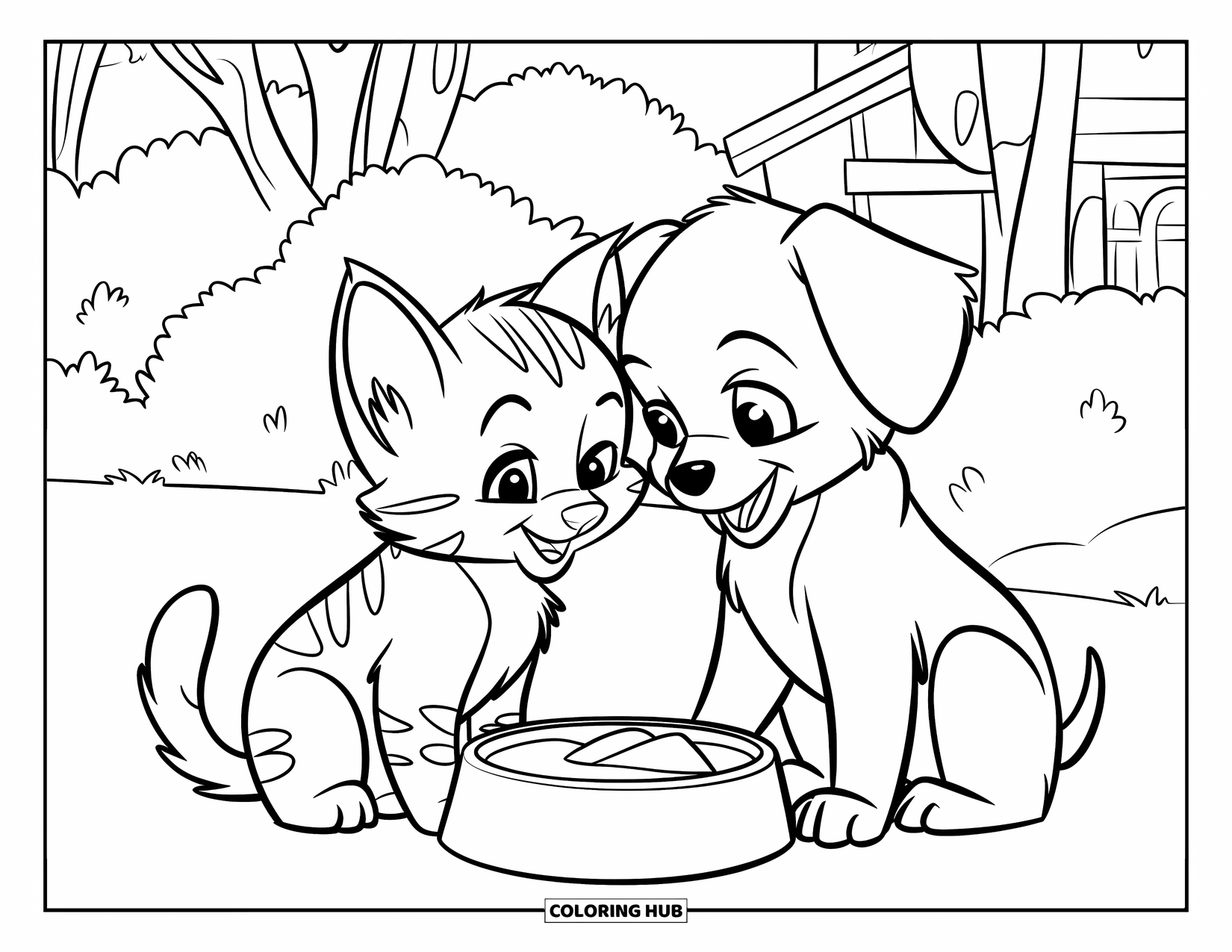 90+ Pet Coloring Pages for Kids & Adults (Free Printable PDFs)