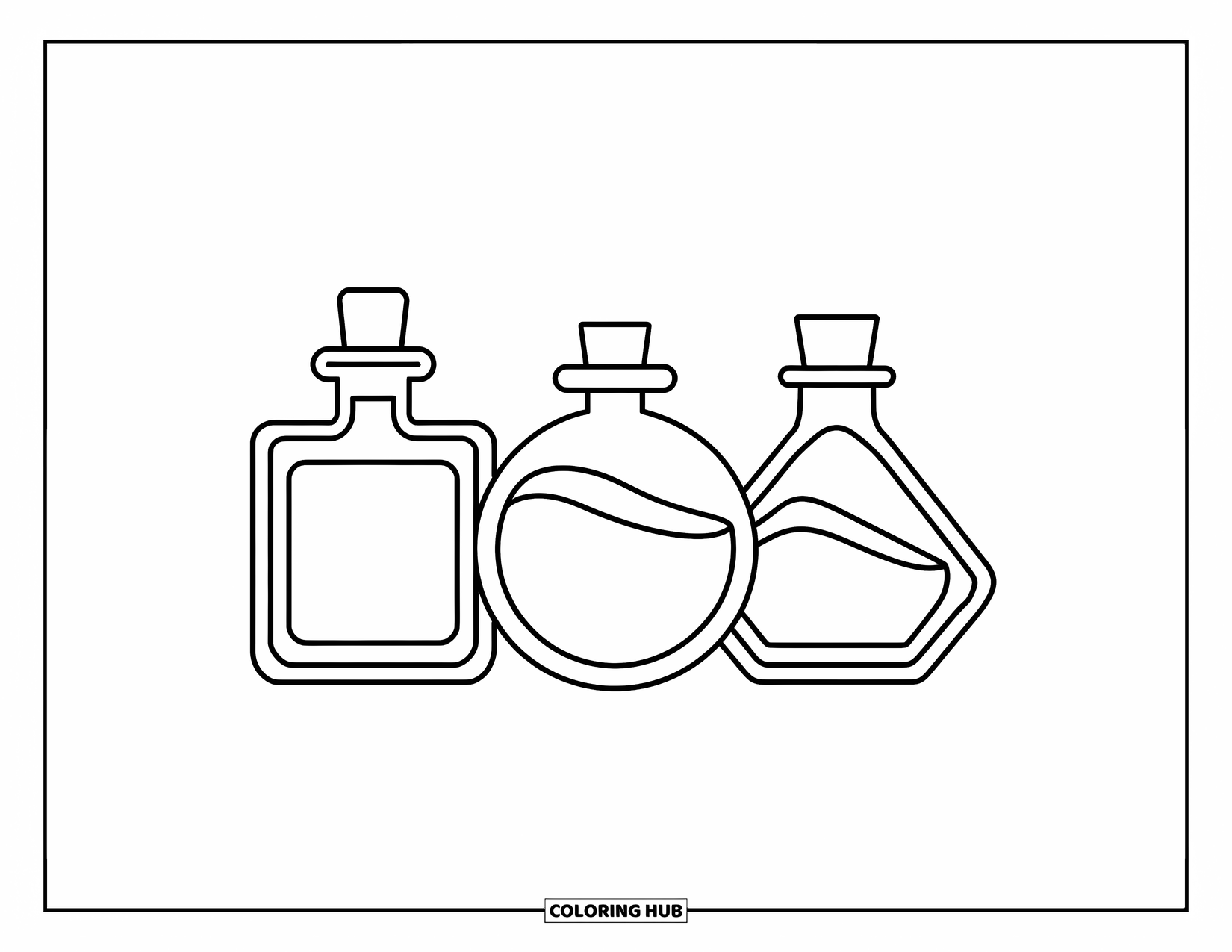 75+ Potion Coloring Pages for Kids & Adults (Free Printable PDFs)