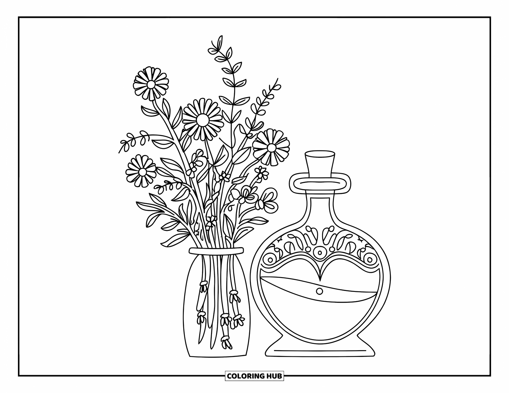 75+ Potion Coloring Pages for Kids & Adults (Free Printable PDFs)