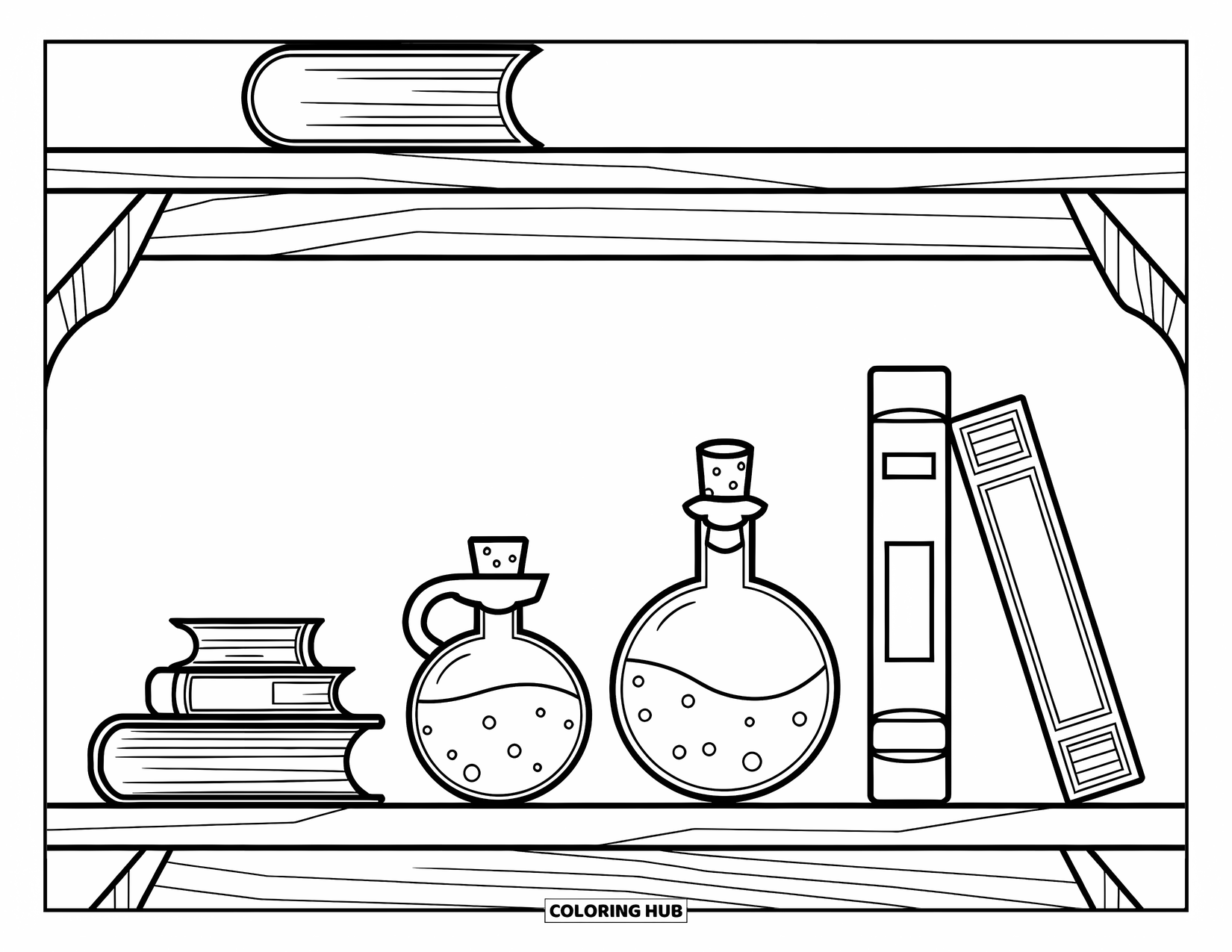 75+ Potion Coloring Pages for Kids & Adults (Free Printable PDFs)